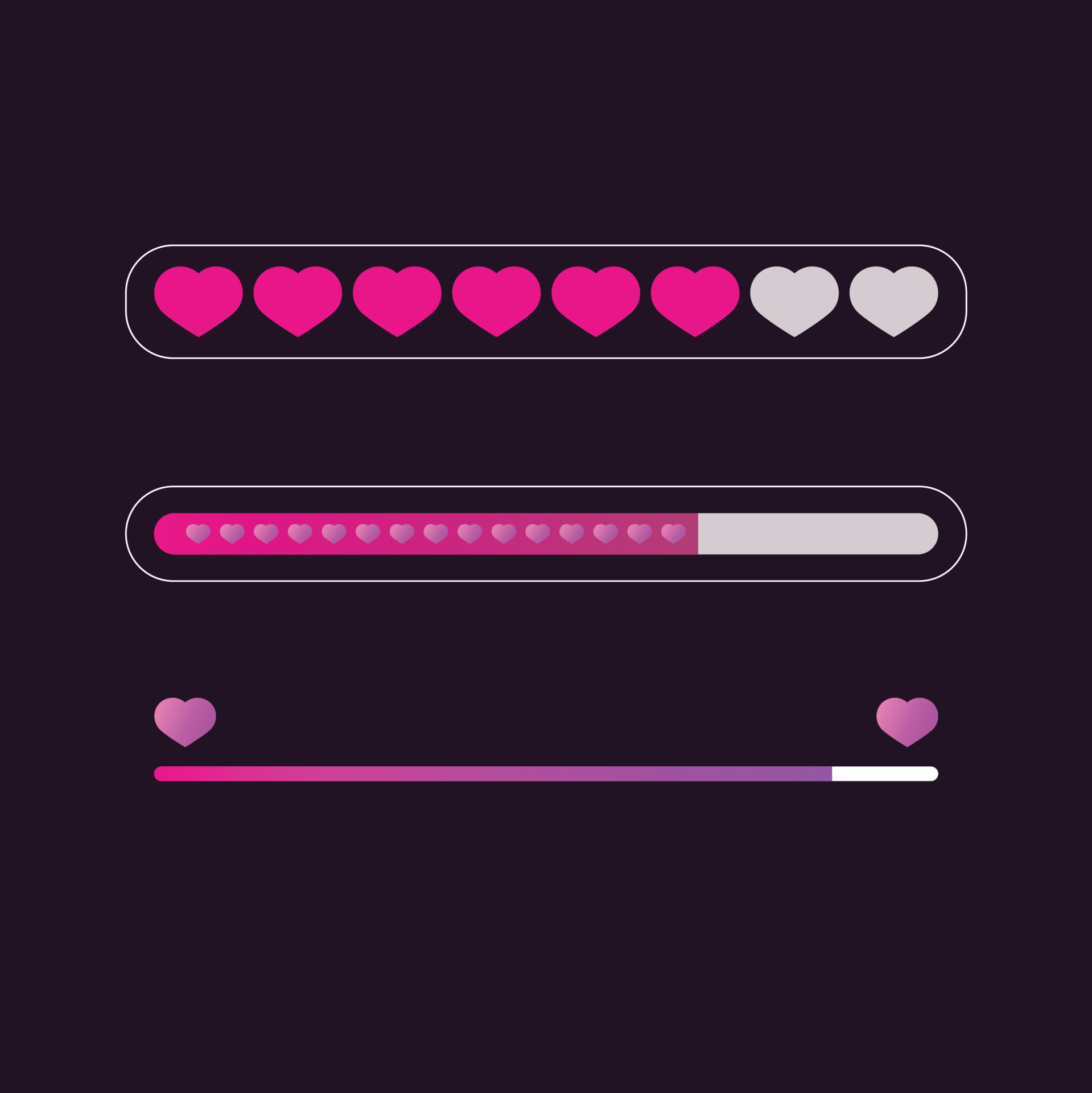 Heart loading bar 19497001 Vector Art at Vecteezy Heart loading bar 19497001 Vector Art at Vecteezy