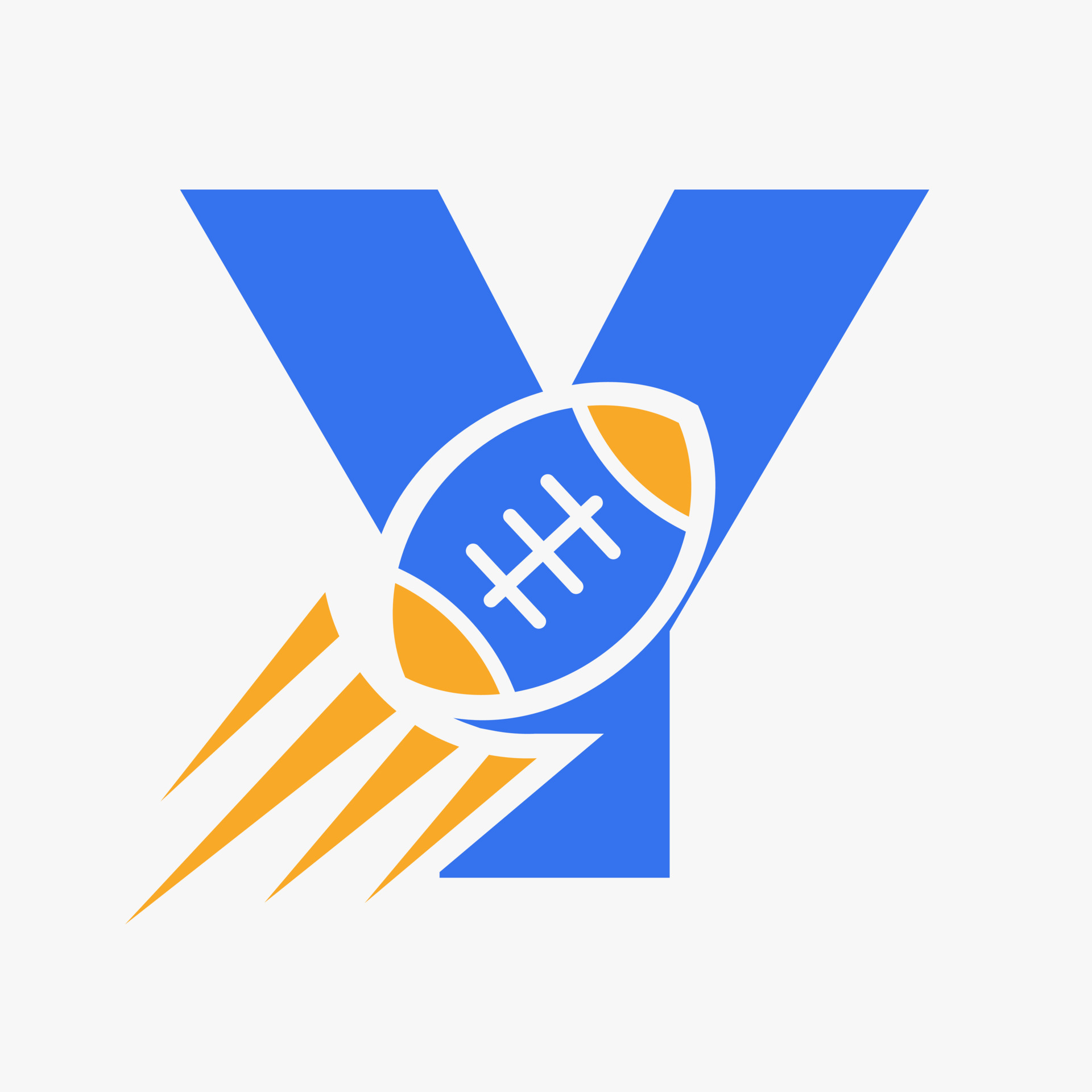 Letter Y Sports Logo