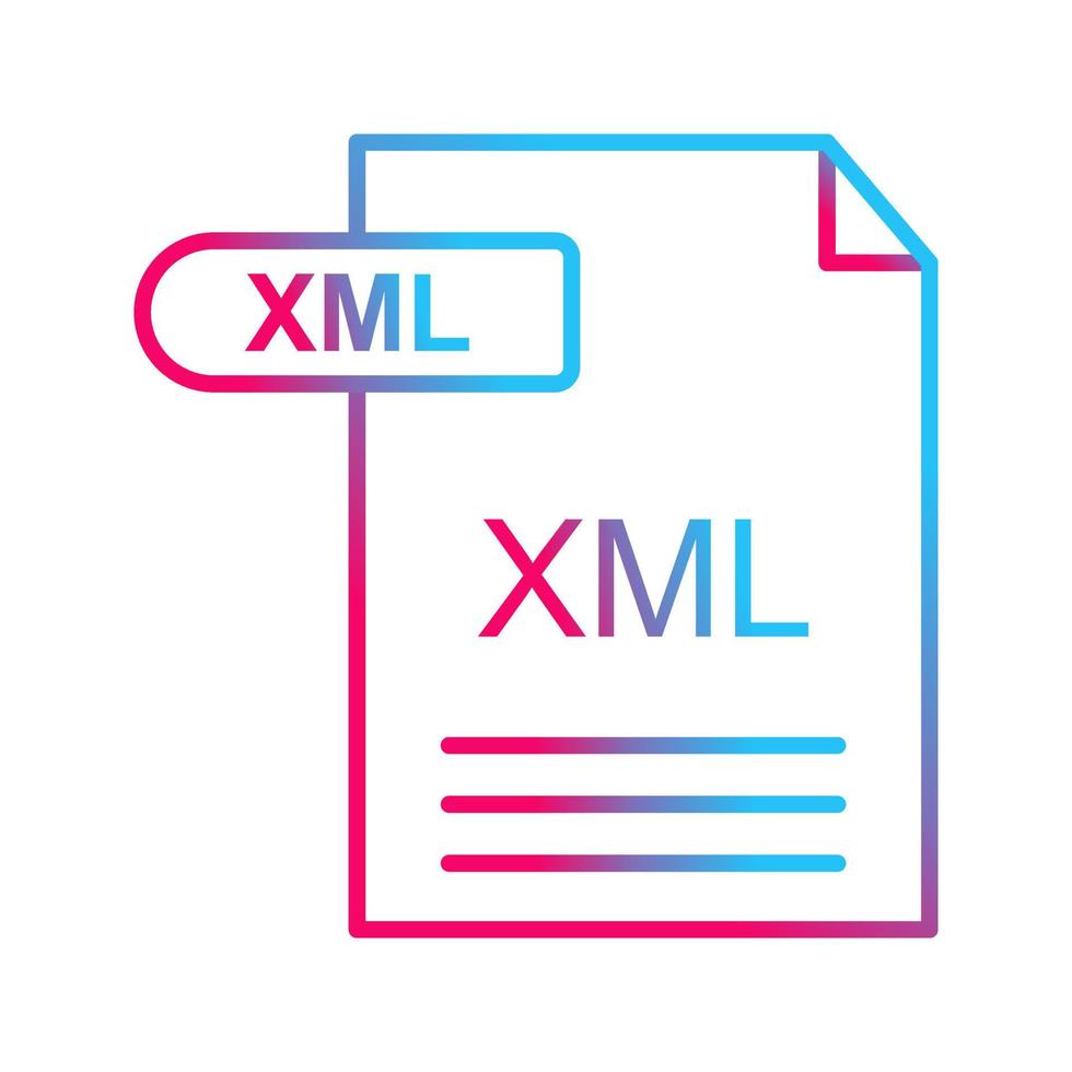 XML Vector Icon 19503151 Vector Art at Vecteezy XML Vector Icon 19503151 Vector Art at Vecteezy