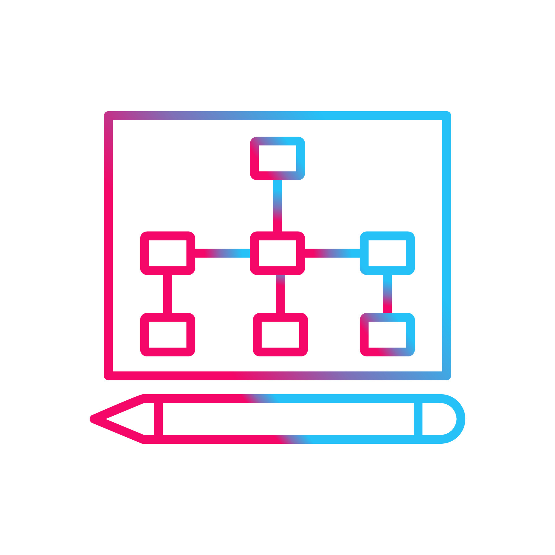 Draw Hierarchy Vector Icon 19503890 Vector Art At Vecteezy