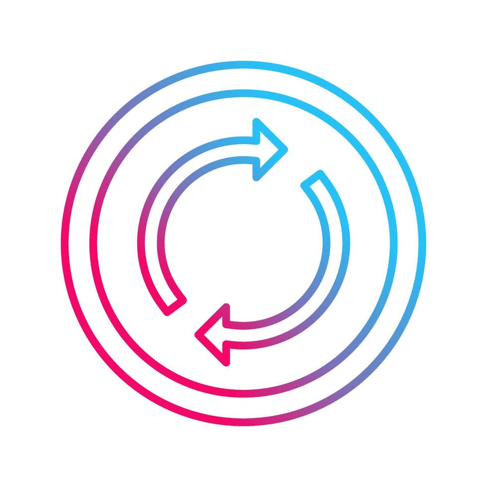 Loop Vector Icon 19505356 Vector Art at Vecteezy