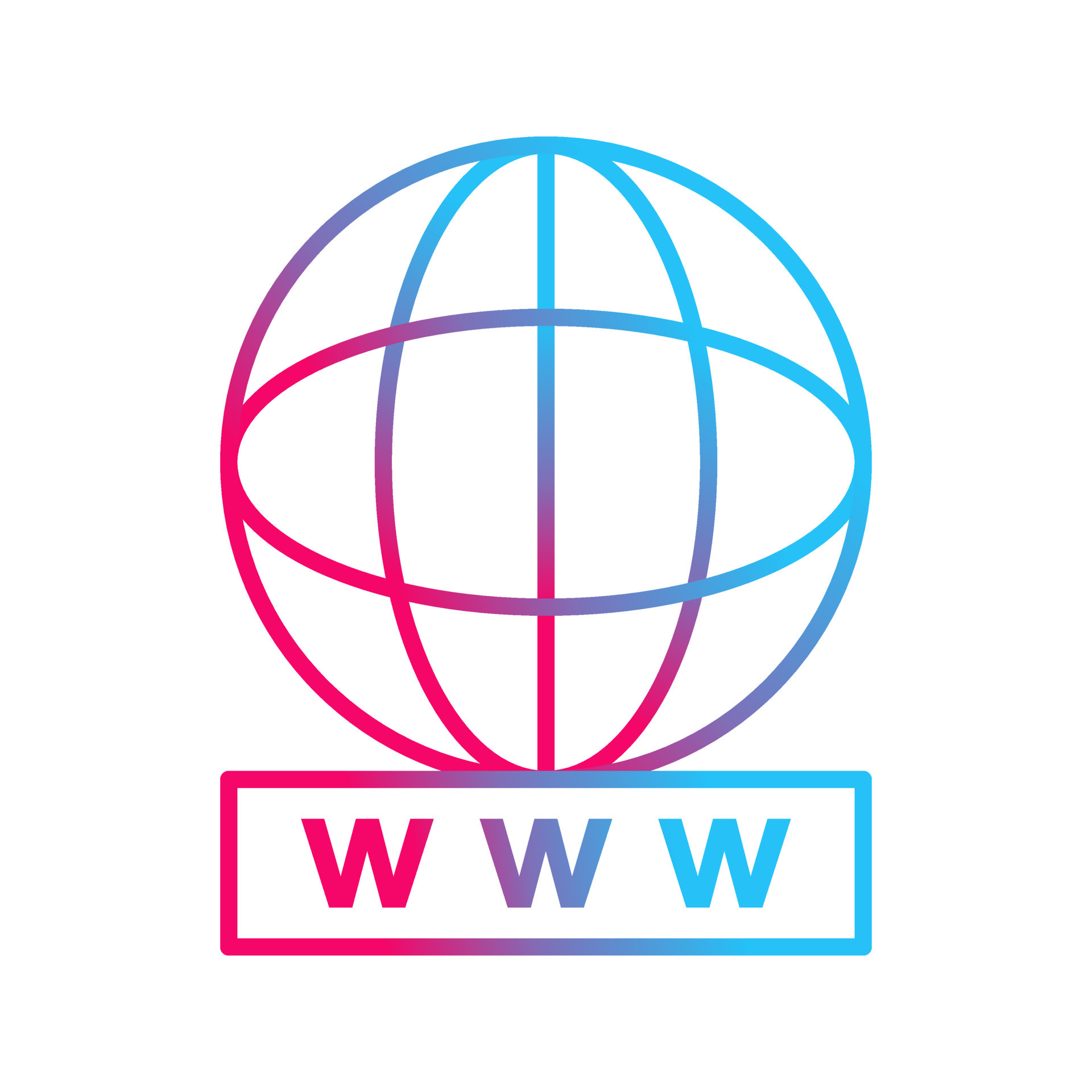 World Wide Web Vector Icon 19506035 Vector Art at Vecteezy