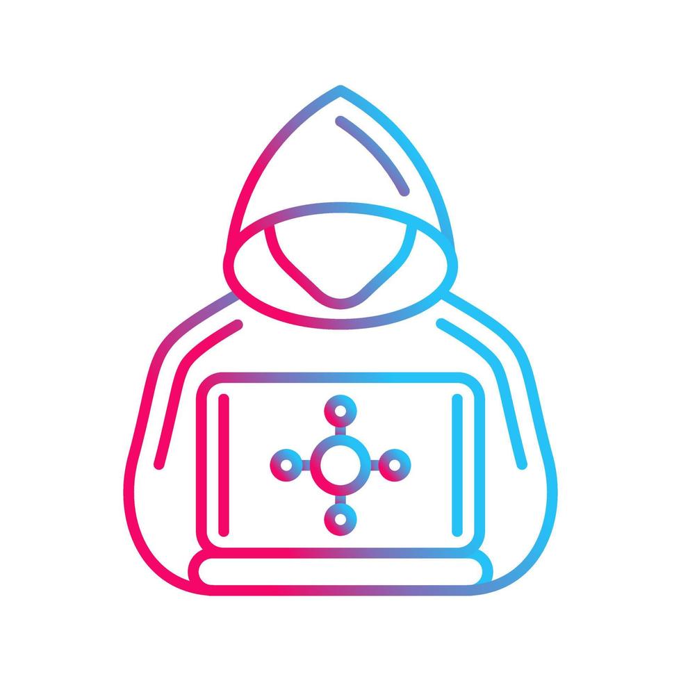 Hacker Vector Icon 19506234 Vector Art at Vecteezy