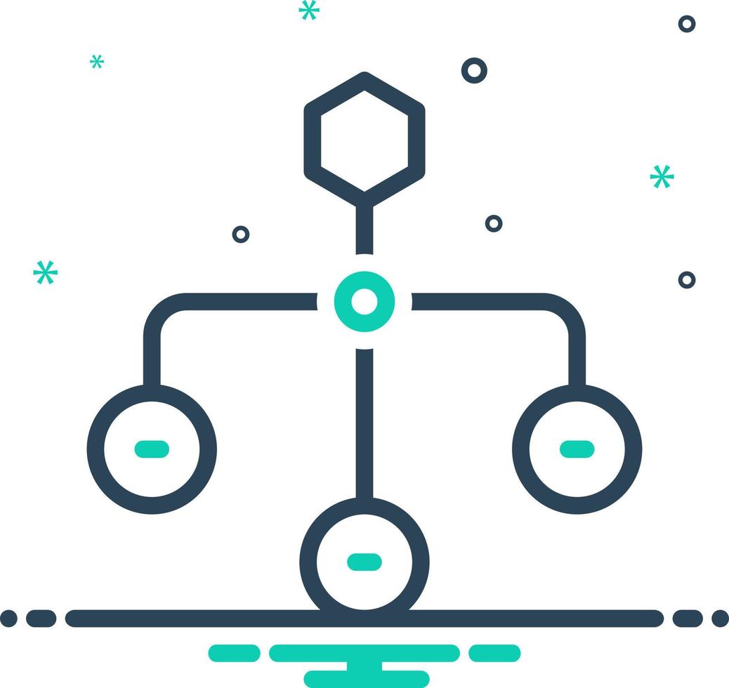 Mix Icon For Hierarchical Structure 19506959 Vector Art At Vecteezy