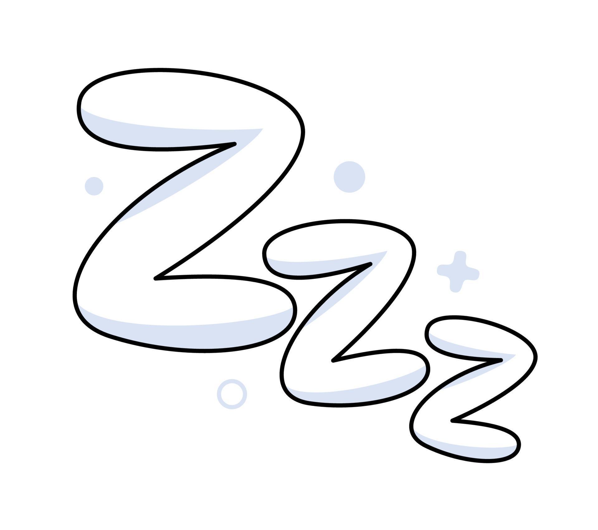 Sleeping zzz z-z-z 19507711 Vector Art at Vecteezy