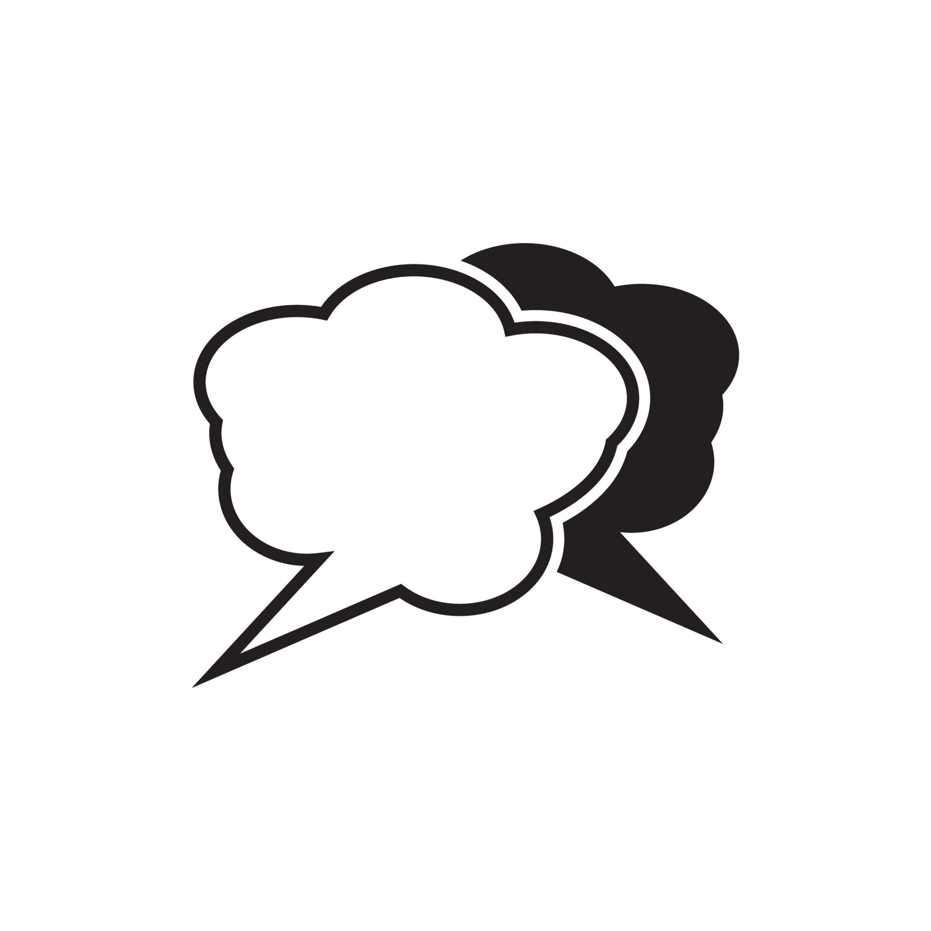 Speech bubble icon vector illustration 19508398 Vector Art at Vecteezy