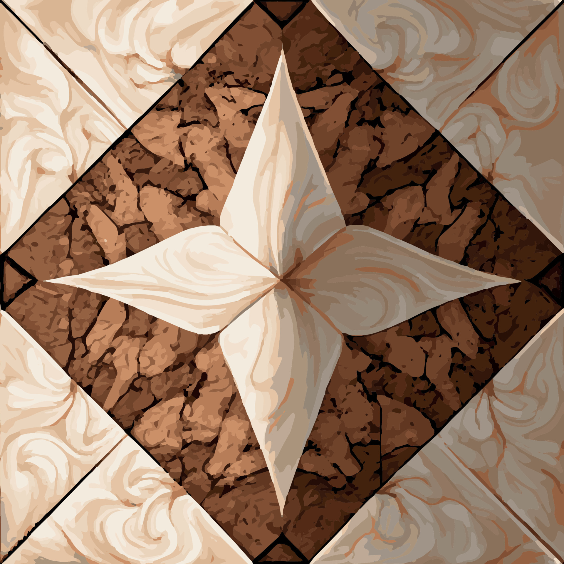 Light and dark marble tile texture, background template - Vector ...