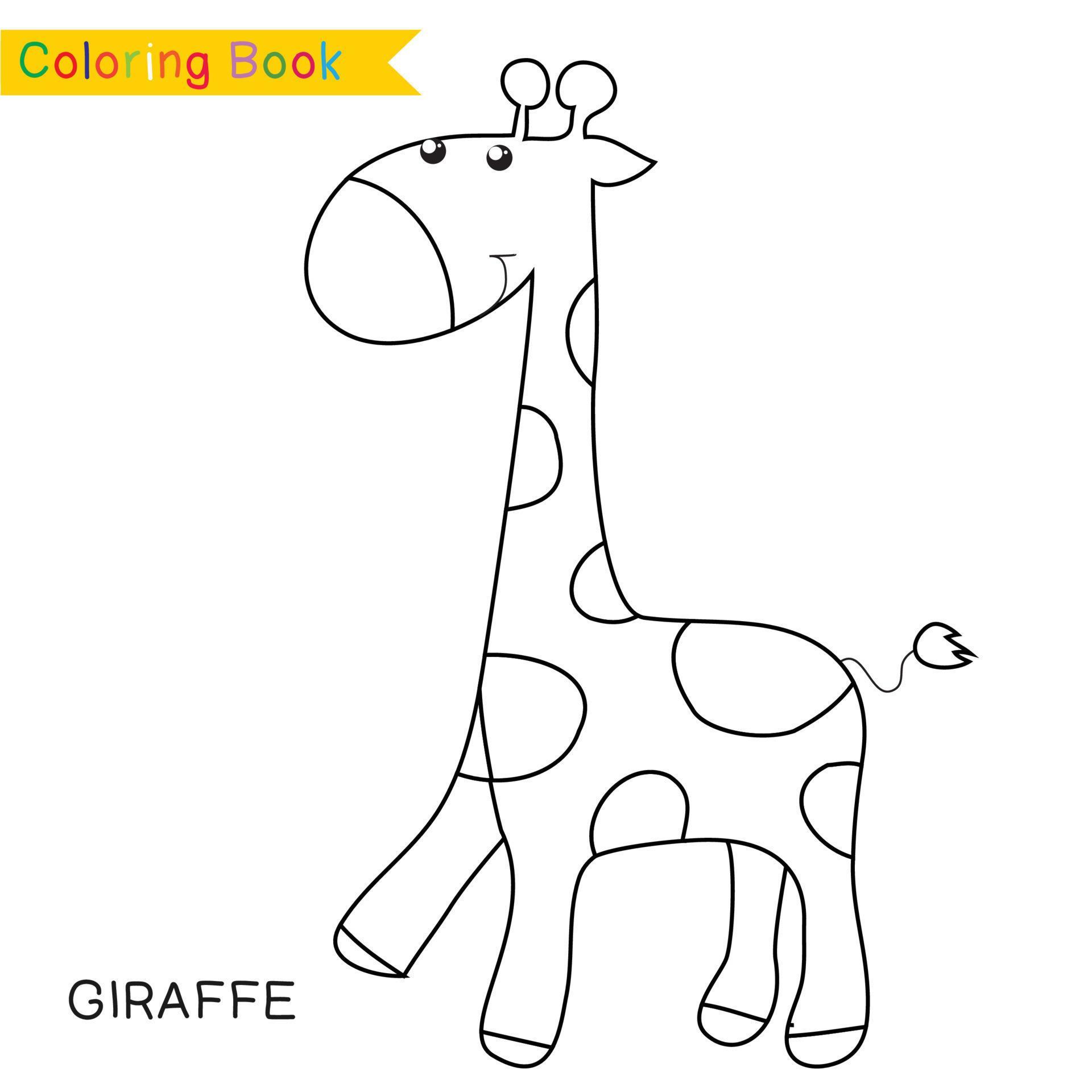 Coloring animal worksheet page. Educational printable colouring ...