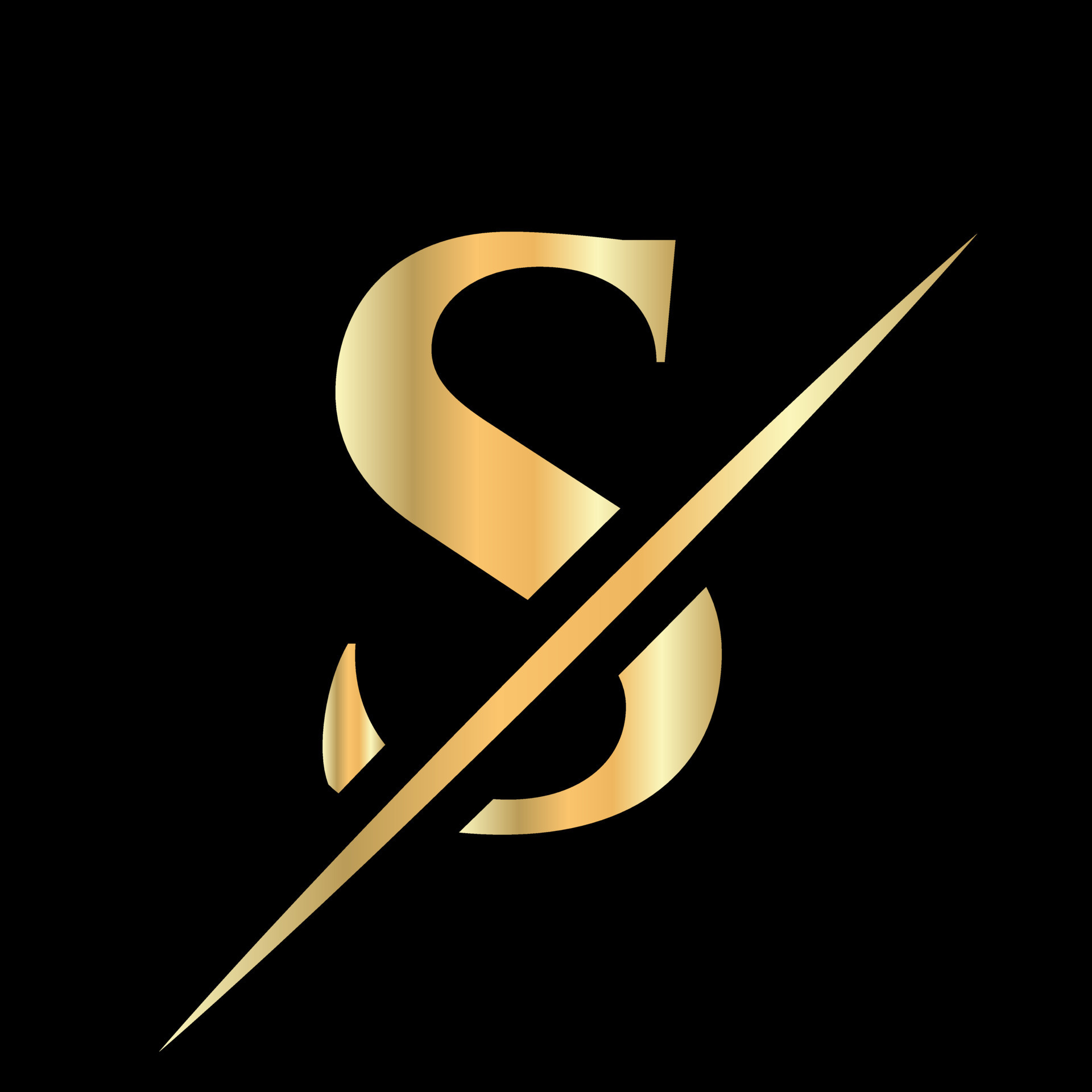 Initial Monogram Letter S Logo Design for Beauty, Royal Sign, Luxury and Fashion, Spa Company ...