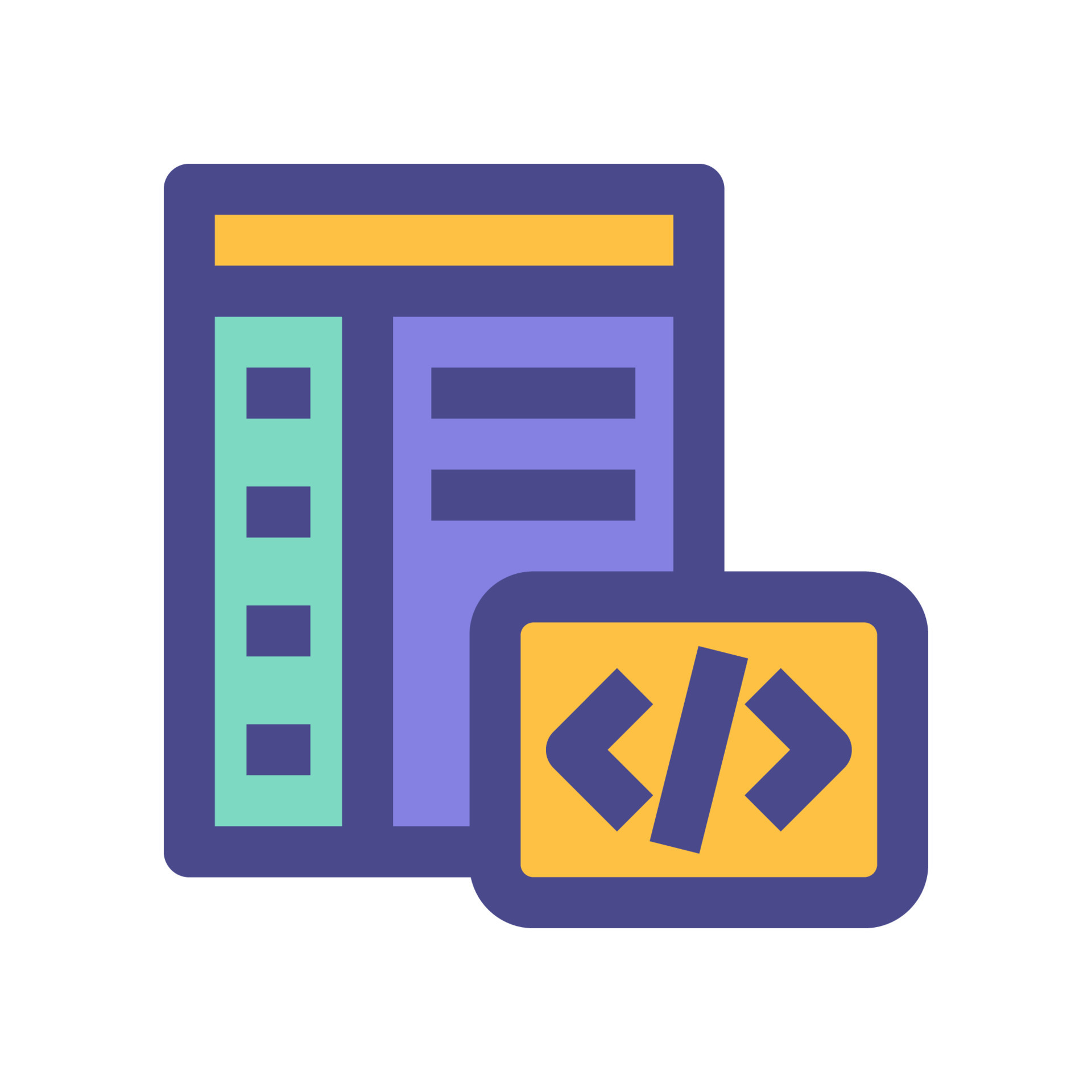 coding icon for your website, mobile, presentation, and logo design ...