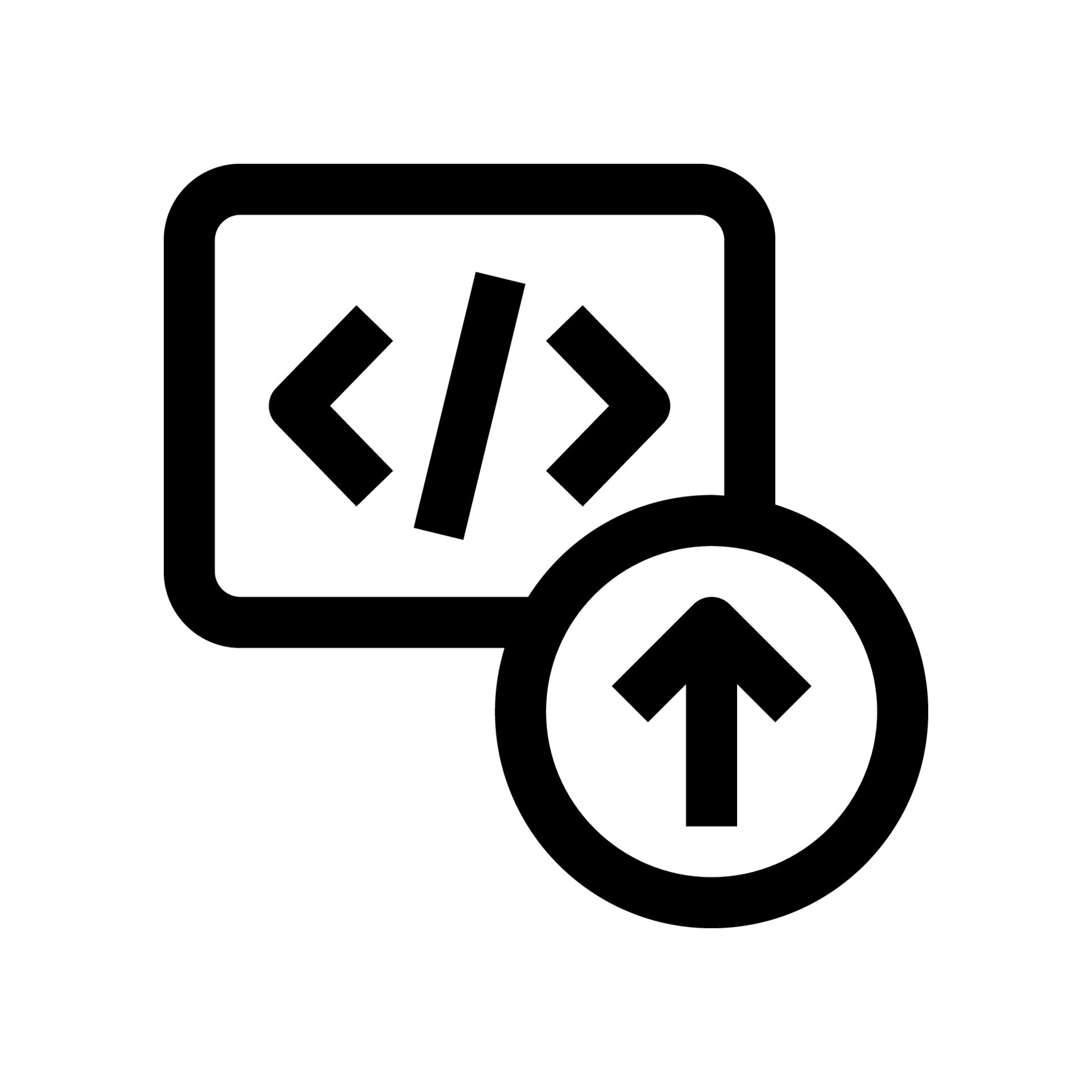 upload code icon for your website, mobile, presentation, and logo ...