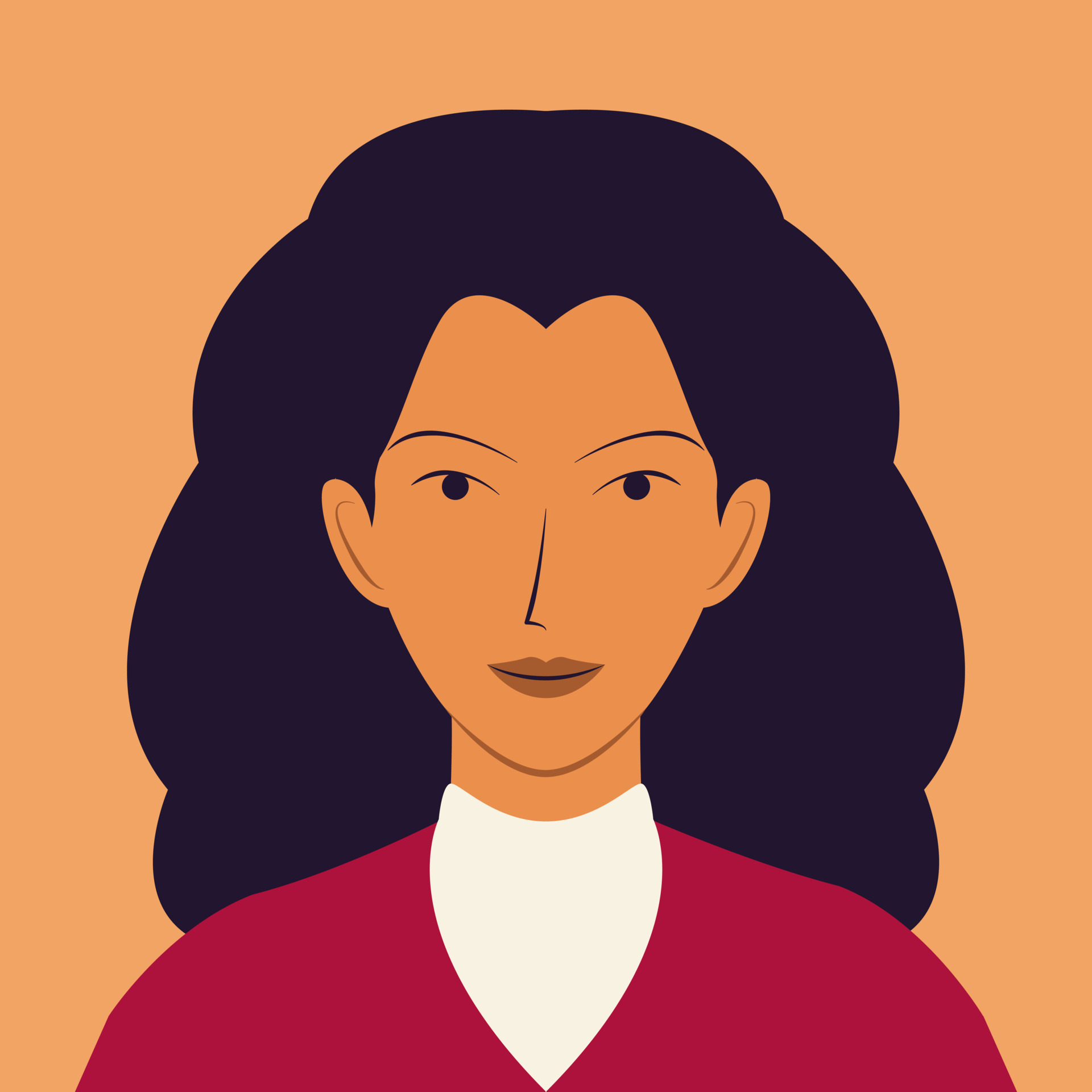 Portrait Of A Beautiful Latin American Woman Avatar For Social Media portrait-of-a-beautiful-latin-american-woman-avatar-for-social-media