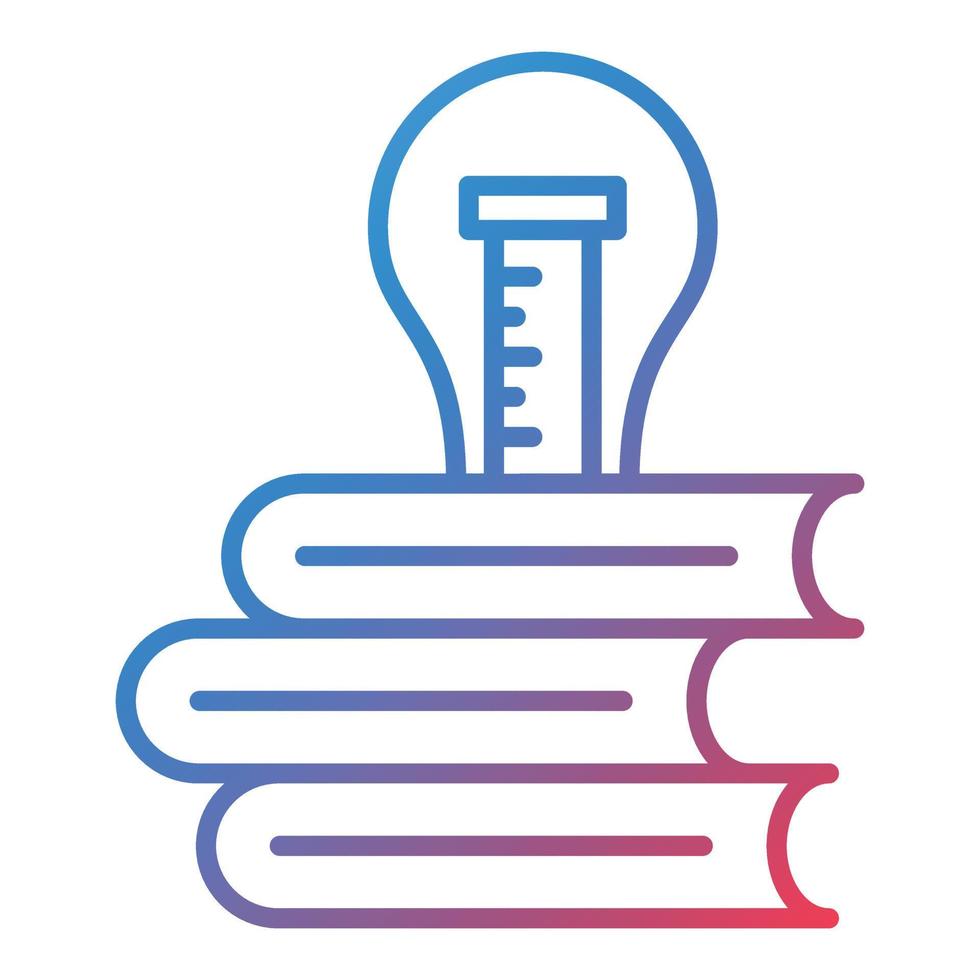 Knowledge Line Gradient Icon 19520587 Vector Art at Vecteezy