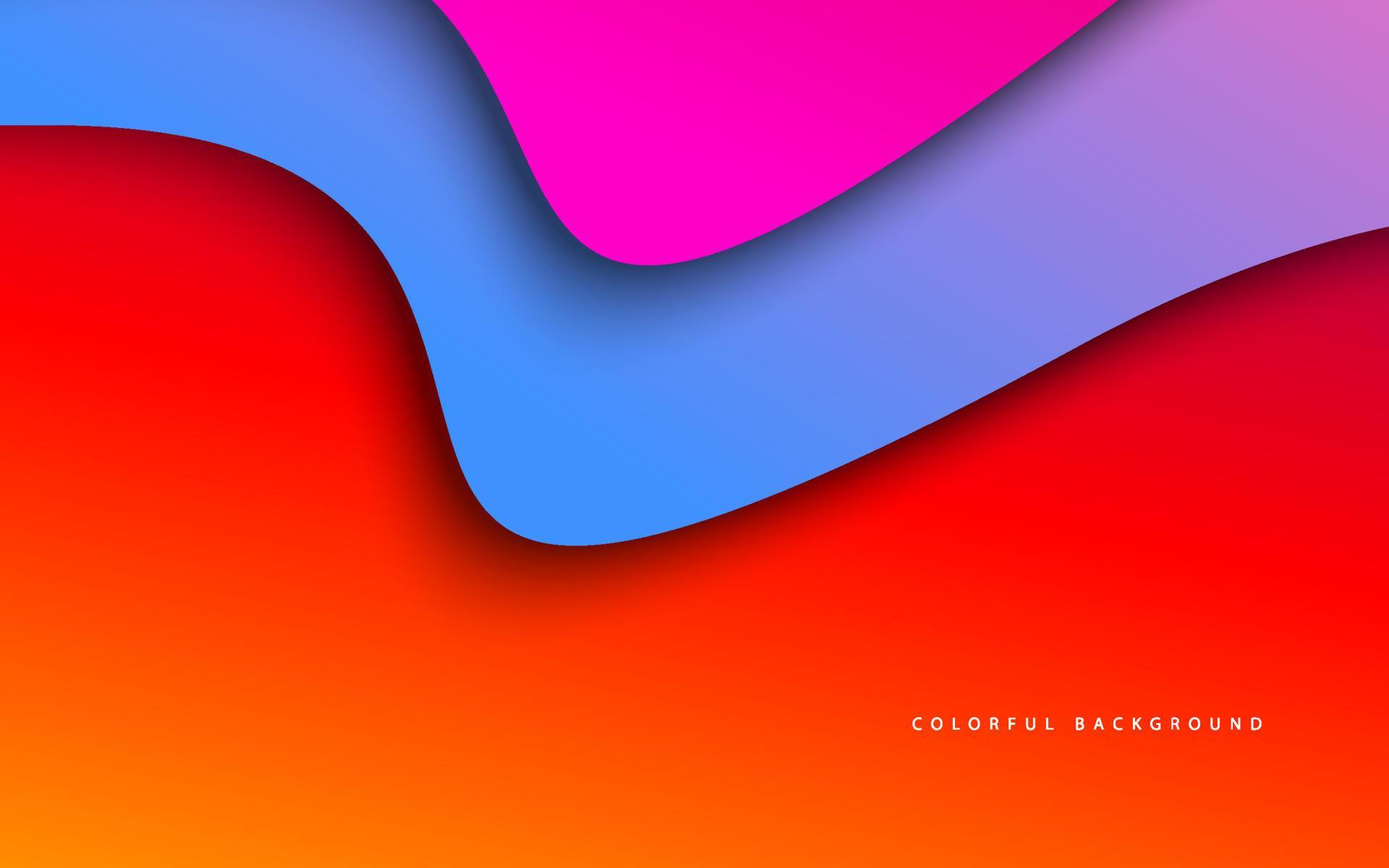 Abstract Papercut Overlap Layer Wave Shape Gradient Color Background 19523692 Vector Art At Vecteezy