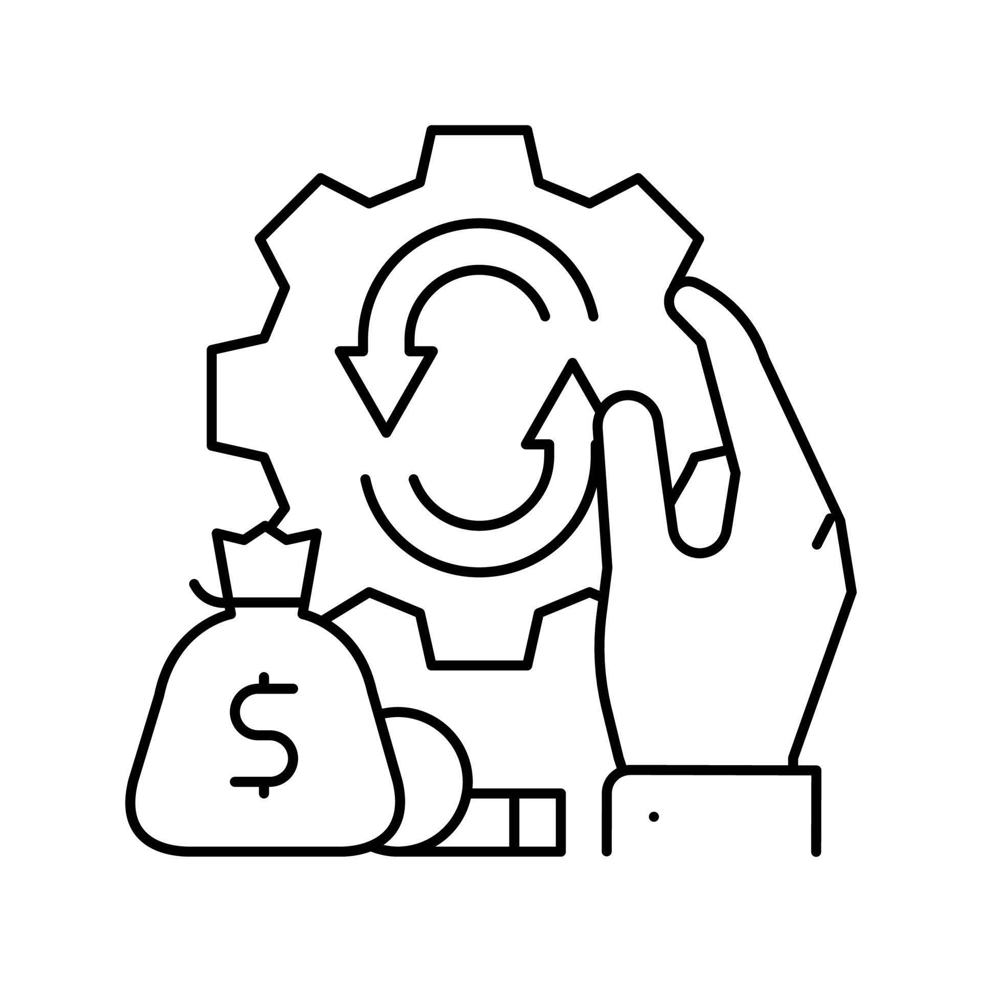 finance optimize line icon vector illustration 19524754 Vector Art at ... finance optimize line icon vector illustration 19524754 Vector Art at ...