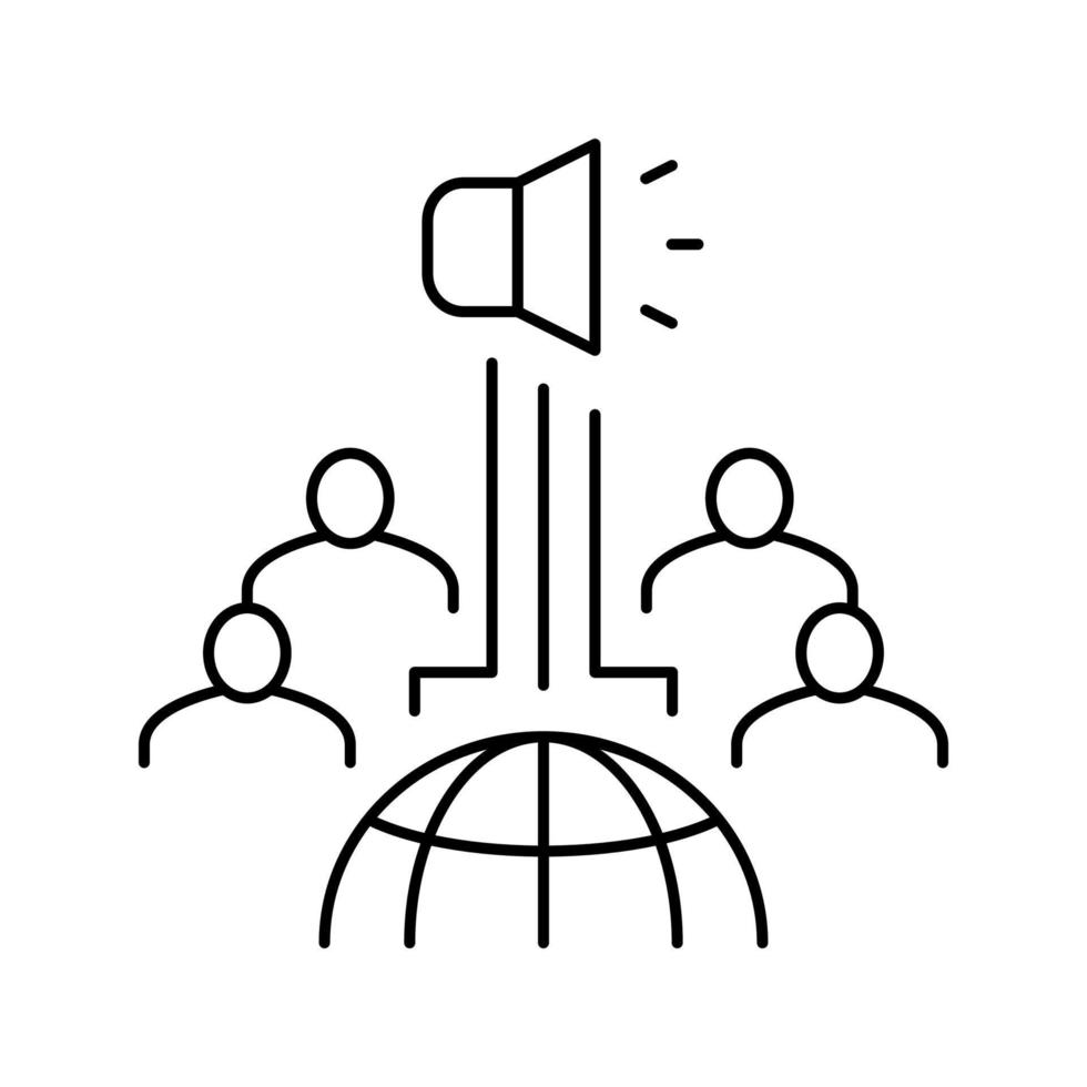 Keeping Communication Line Icon Vector Illustration 19525101 Vector Art At Vecteezy