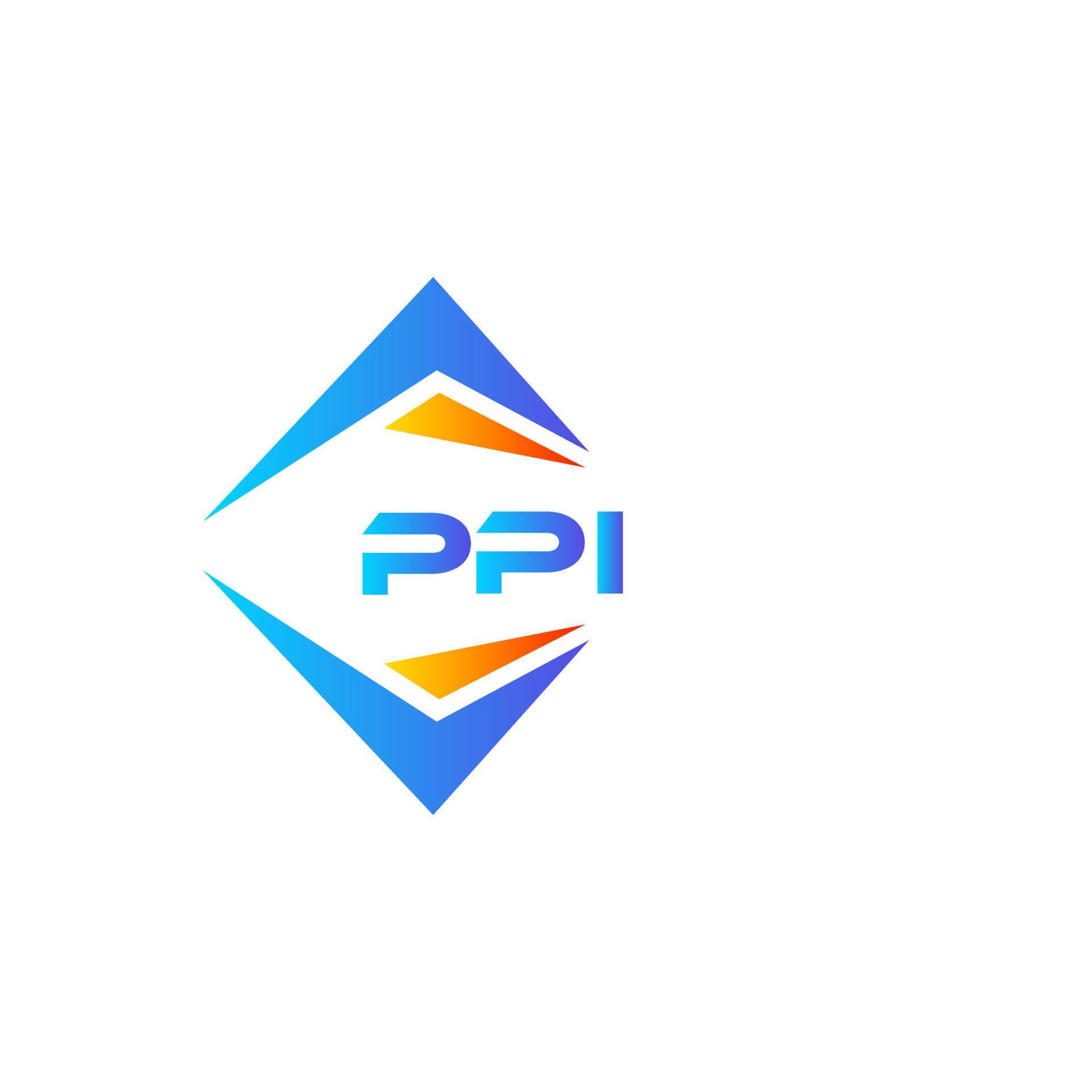 PPI abstract technology logo design on white background. PPI creative initials letter logo ...