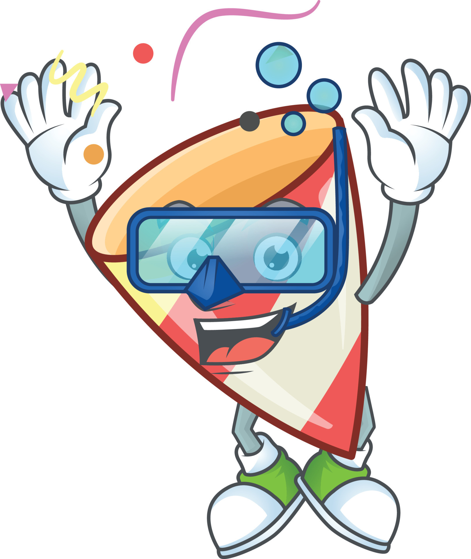 Exploding confetti cartoon 19534495 Vector Art at Vecteezy