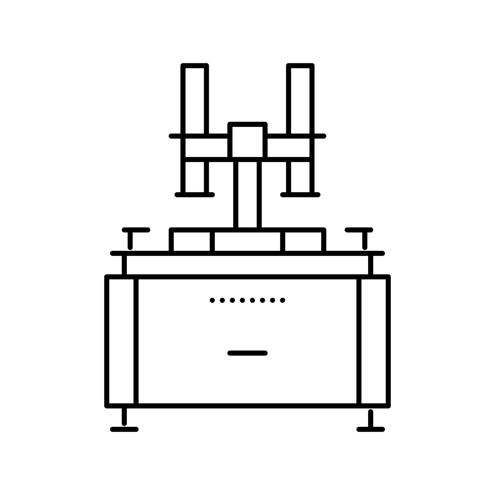 Lapping Machine Line Icon Vector Illustration 19537705 Vector Art At Vecteezy