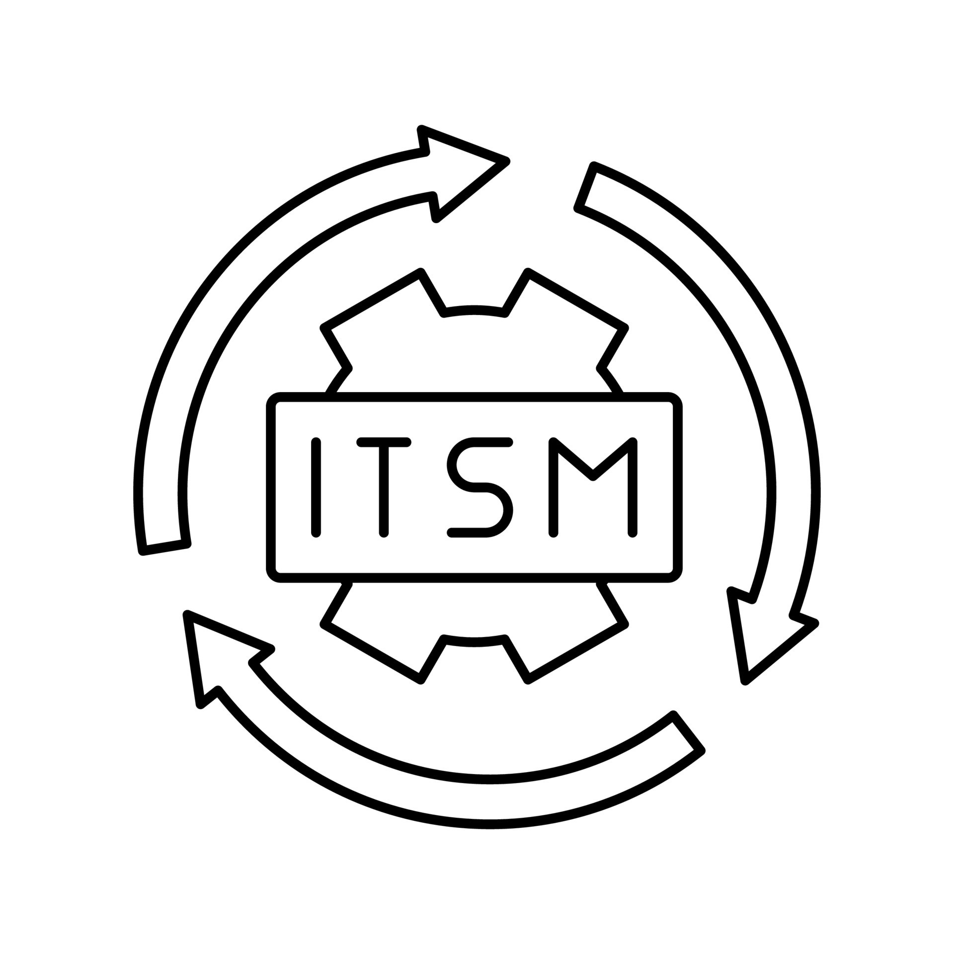 it service management line icon vector illustration 19537714 Vector Art at Vecteezy