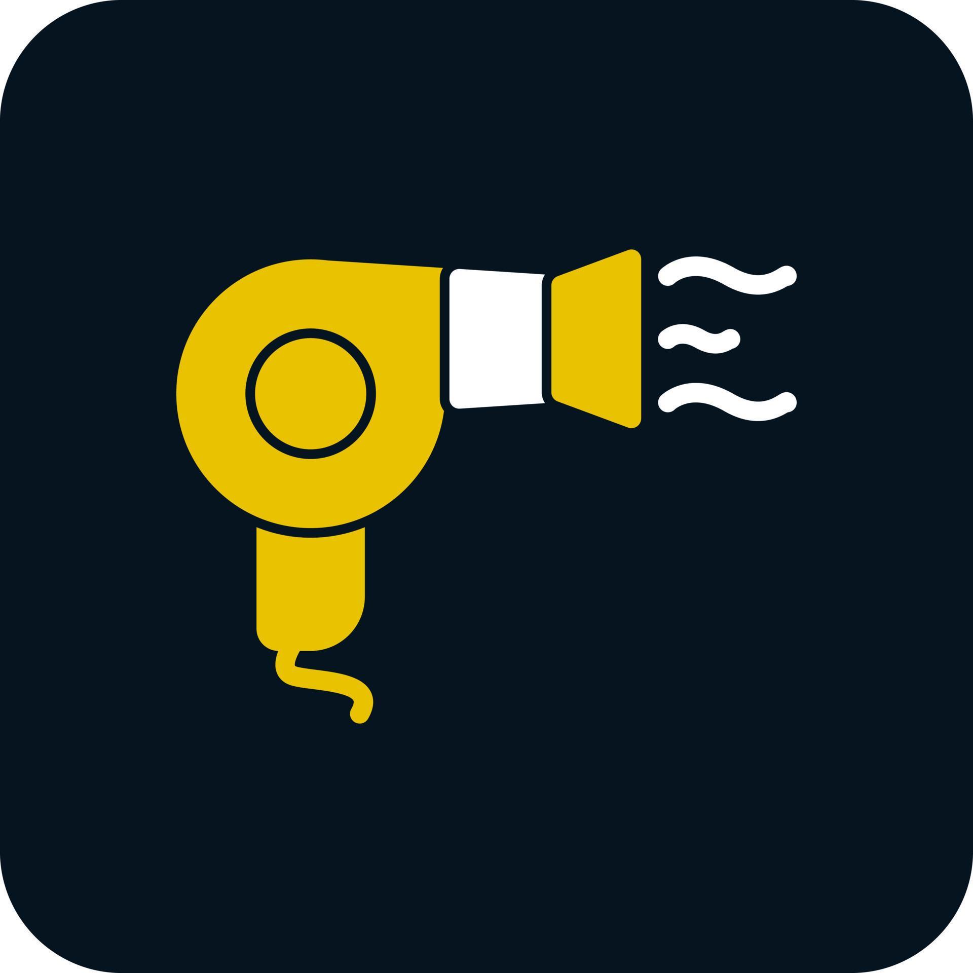 Hair Dryer Vector Icon 19538422 Vector Art At Vecteezy