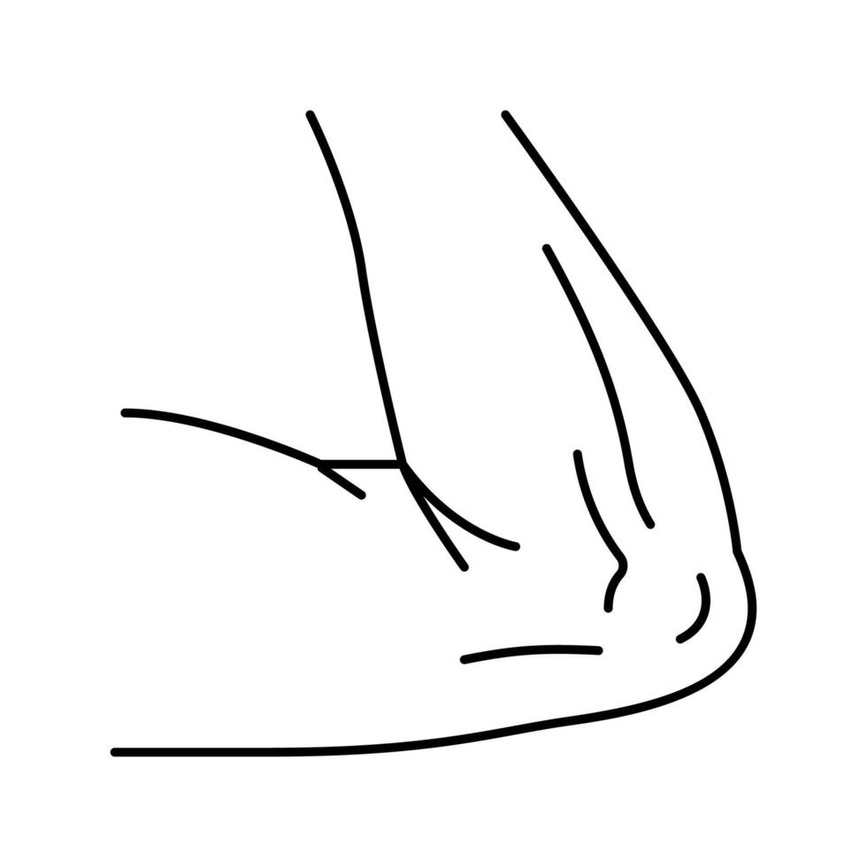 Elbow Body Line Icon Vector Illustration 19540260 Vector Art At Vecteezy
