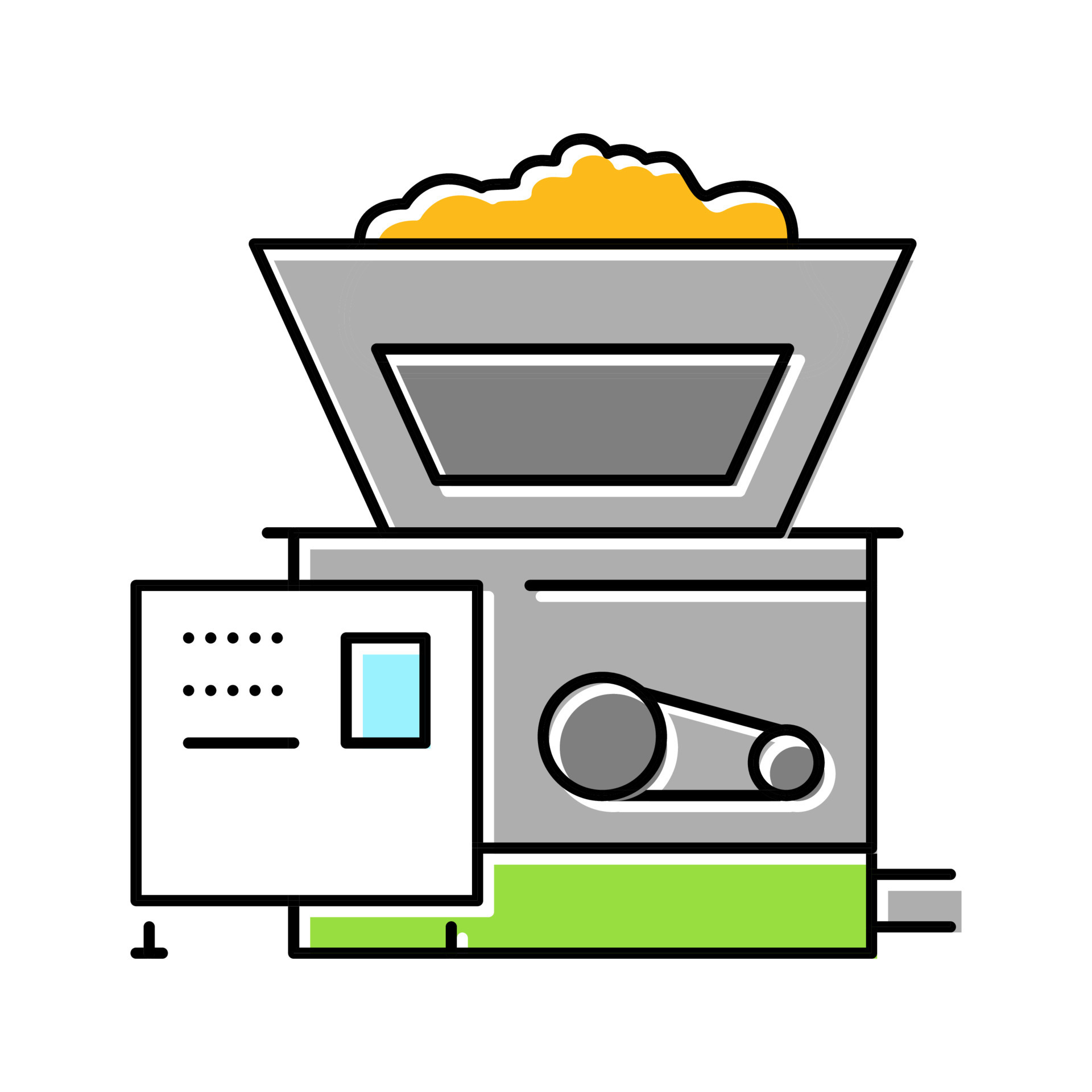 mashing beer production color icon vector illustration 19540875 Vector ...