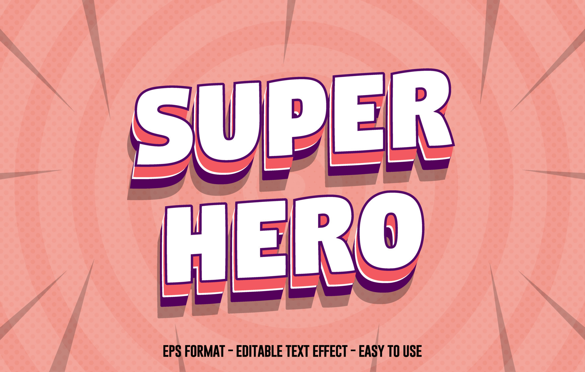 Editable text effect, Super Hero 3d text style template free, Comic ... Editable text effect, Super Hero 3d text style template free, Comic ...