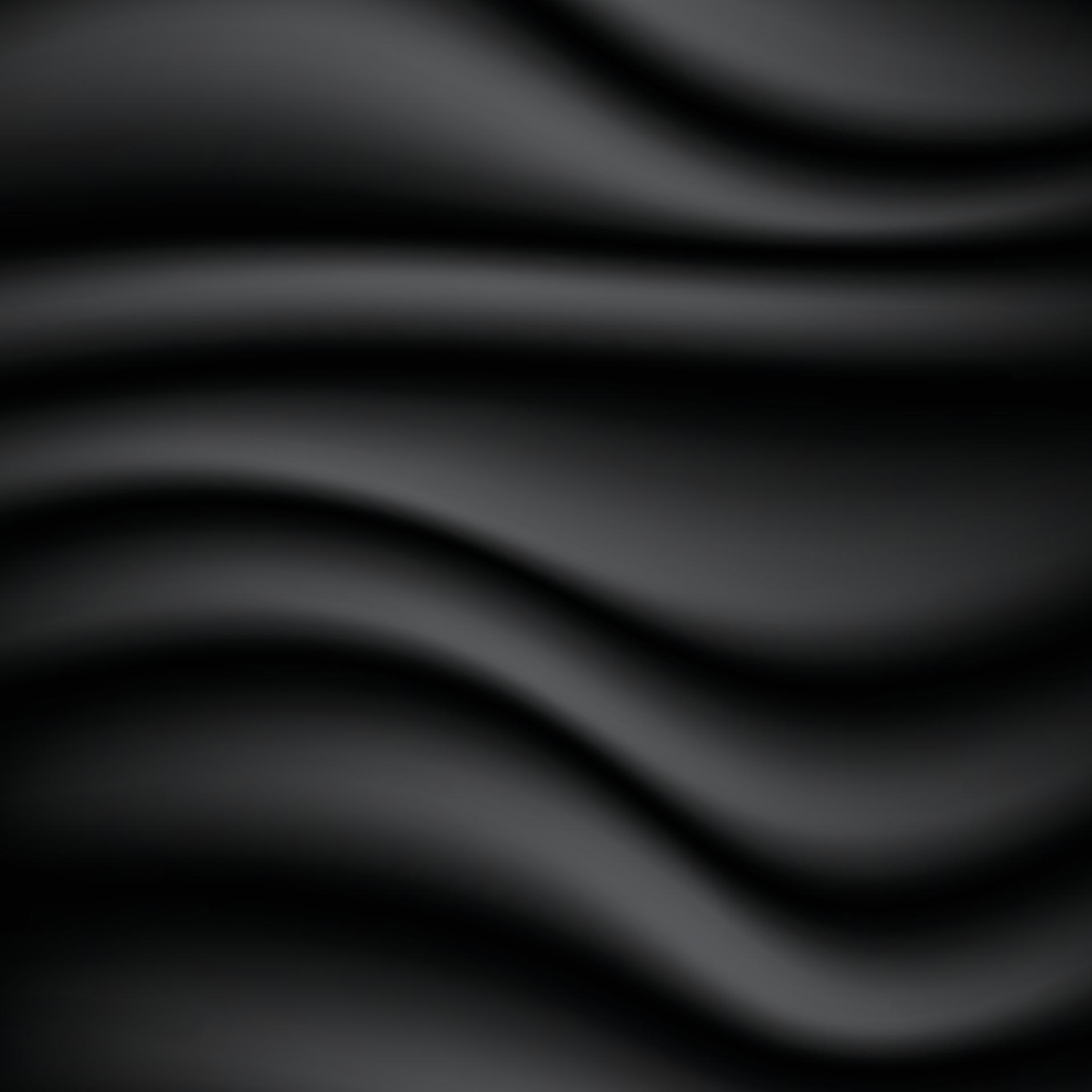 Abstract background of black fabric texture. Wallpaper luxury by soft curve of canvas and wave ...