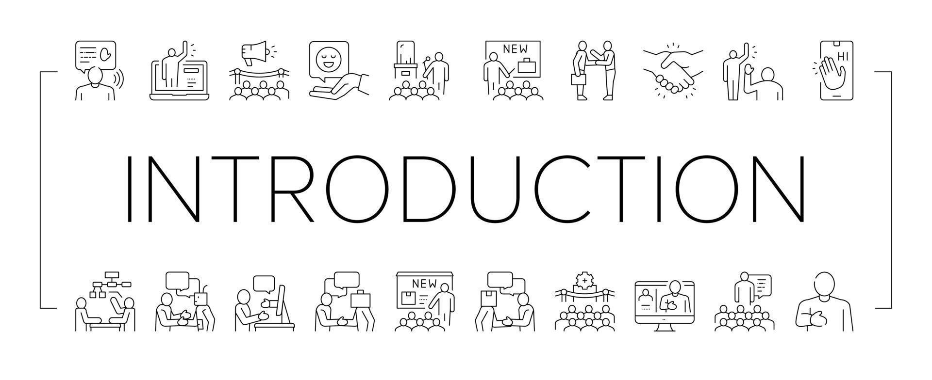 Introduction Speech Collection Icons Set Vector 19541854 Vector Art at ... Introduction Speech Collection Icons Set Vector 19541854 Vector Art at ...