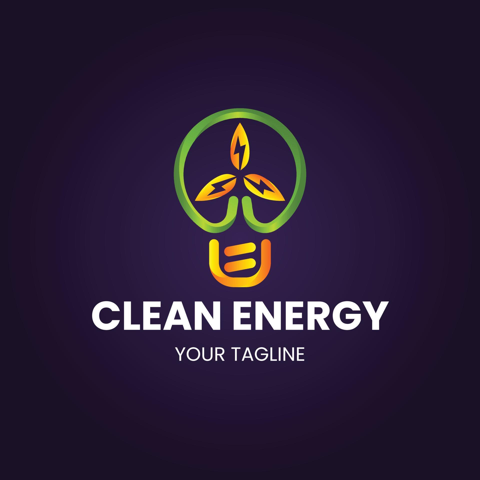 flat design renewable energy logo template 19541984 Vector Art at Vecteezy