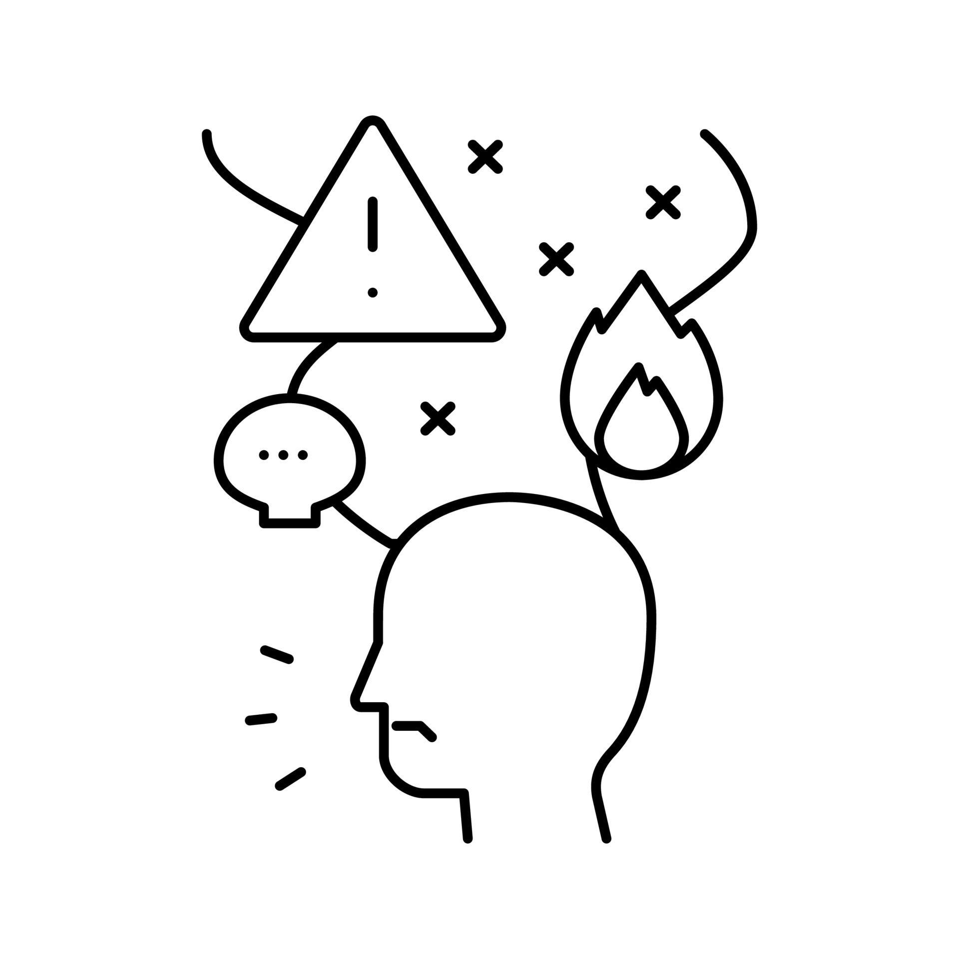 proactive aggression line icon vector illustration 19542597 Vector Art ... proactive aggression line icon vector illustration 19542597 Vector Art ...
