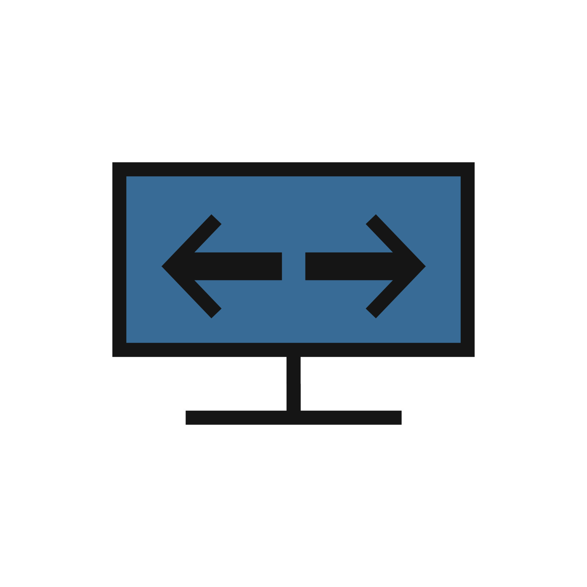 Wide Screen Line Icon Isolated On White Background Black Flat Thin Icon On Modern Outline Style