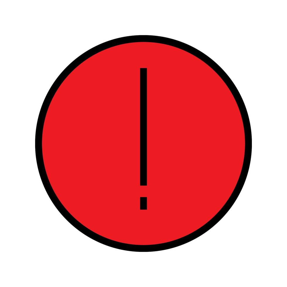 línea de icono de círculo de alerta aislada sobre fondo blanco. icono ... línea de icono de círculo de alerta aislada sobre fondo blanco. icono ...