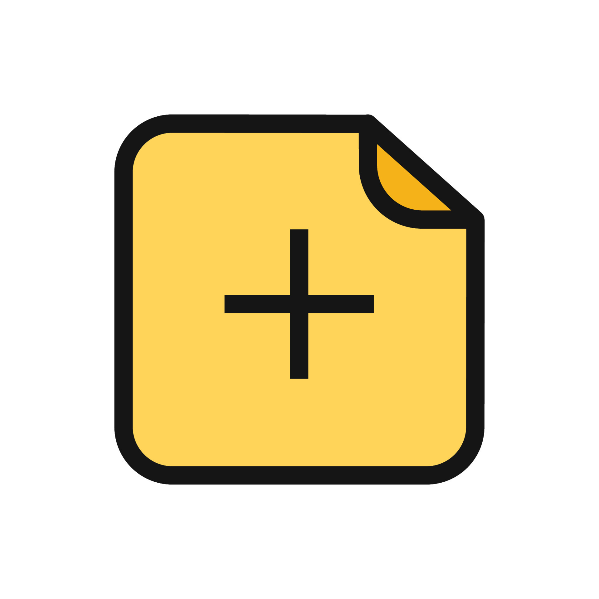 New File Icon Flat