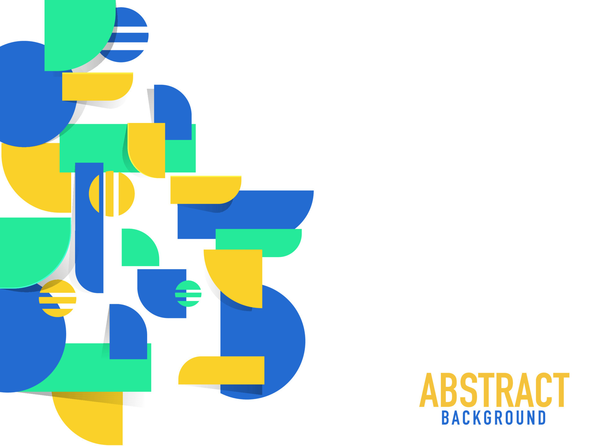 Abstract geometric style colorful design for Abstract Background ...