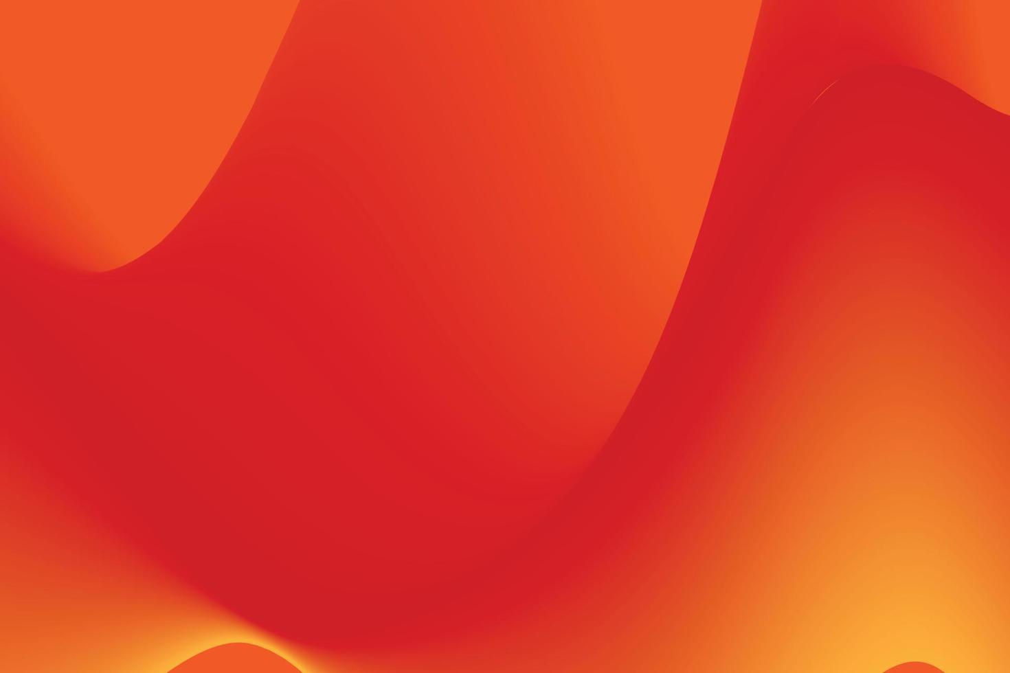Orange Gradient Wave Abstract Background Modern Poster With Gradient 3d Flow Shape Innovation