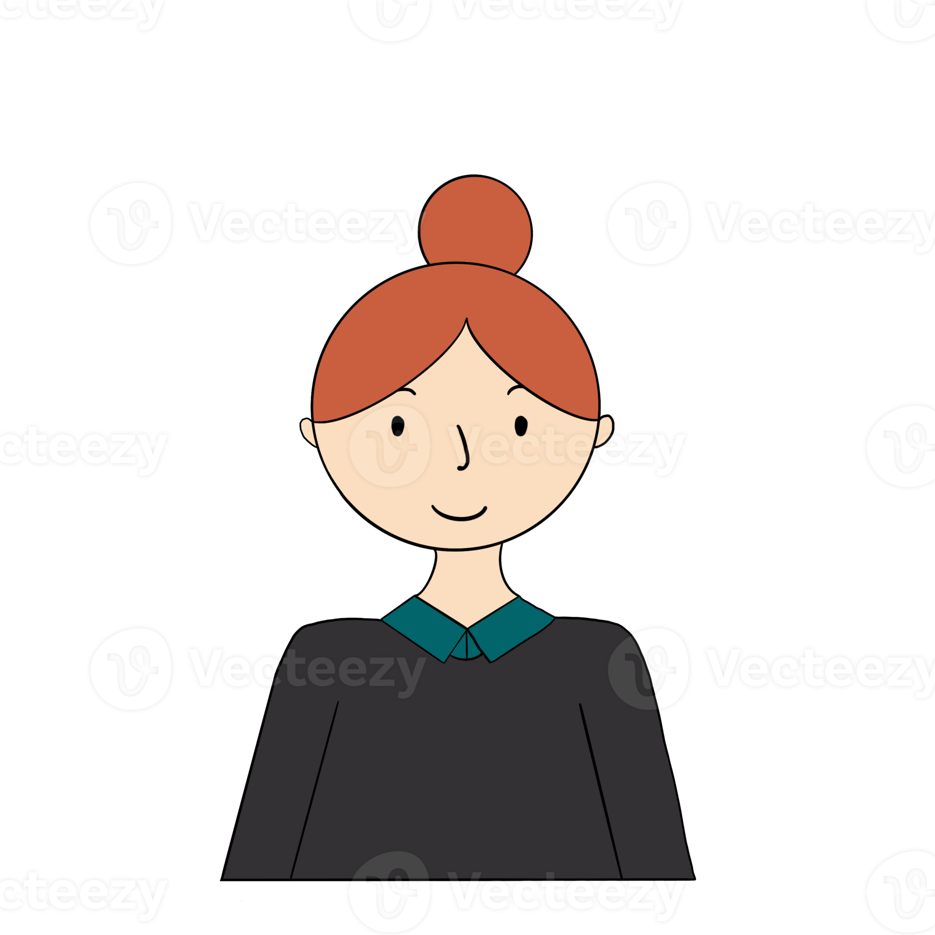 Simple Flat Corporate Woman Avatar 19551942 PNG Simple Flat Corporate Woman Avatar 19551942 PNG
