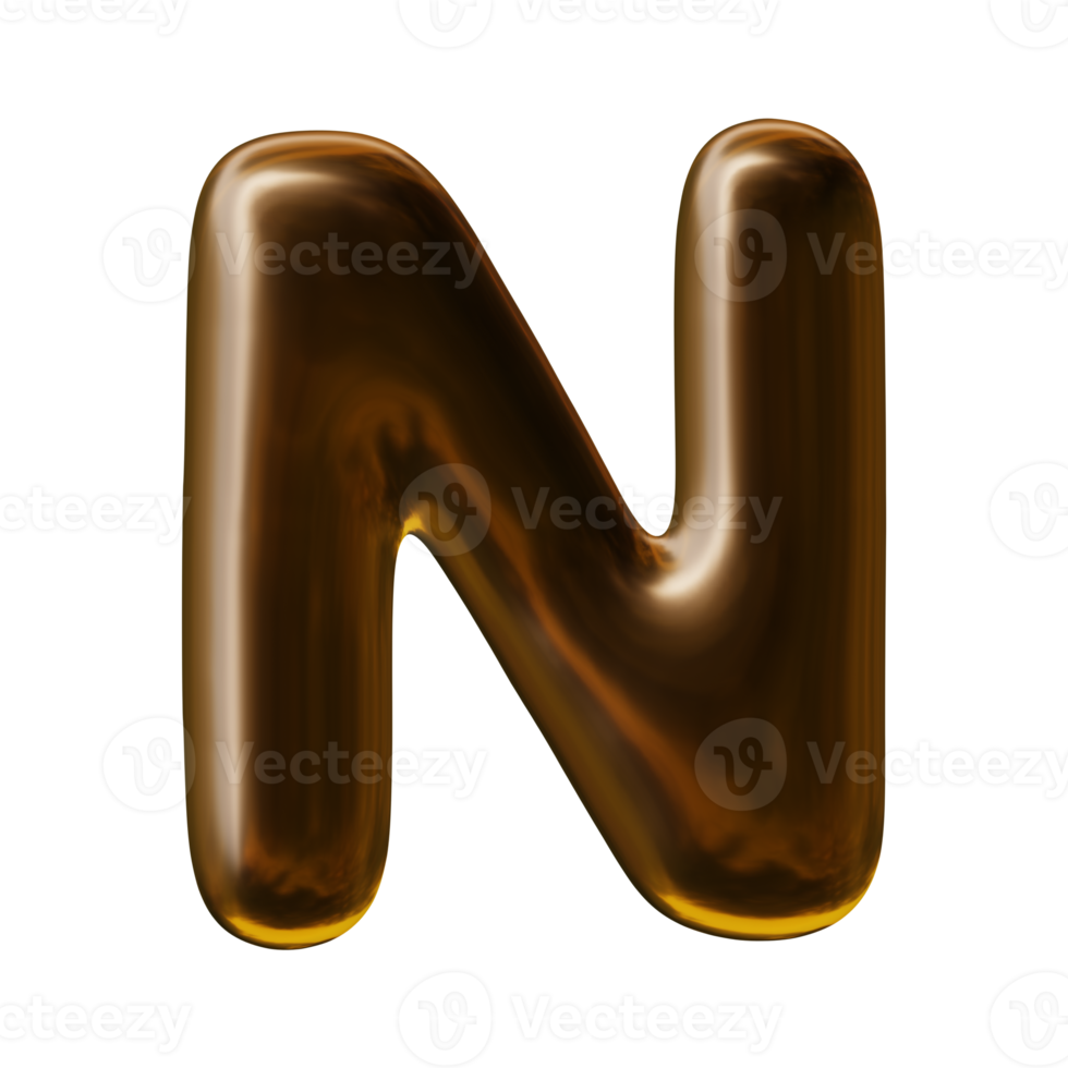 alfabeto lettera n nel 3d rendere 19552813 PNG alfabeto lettera n nel 3d rendere 19552813 PNG