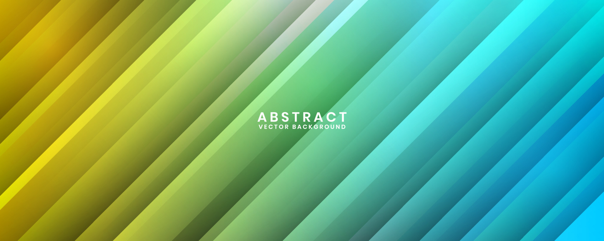 3d Blue Yellow Geometric Abstract Background Overlap Layer On Bright