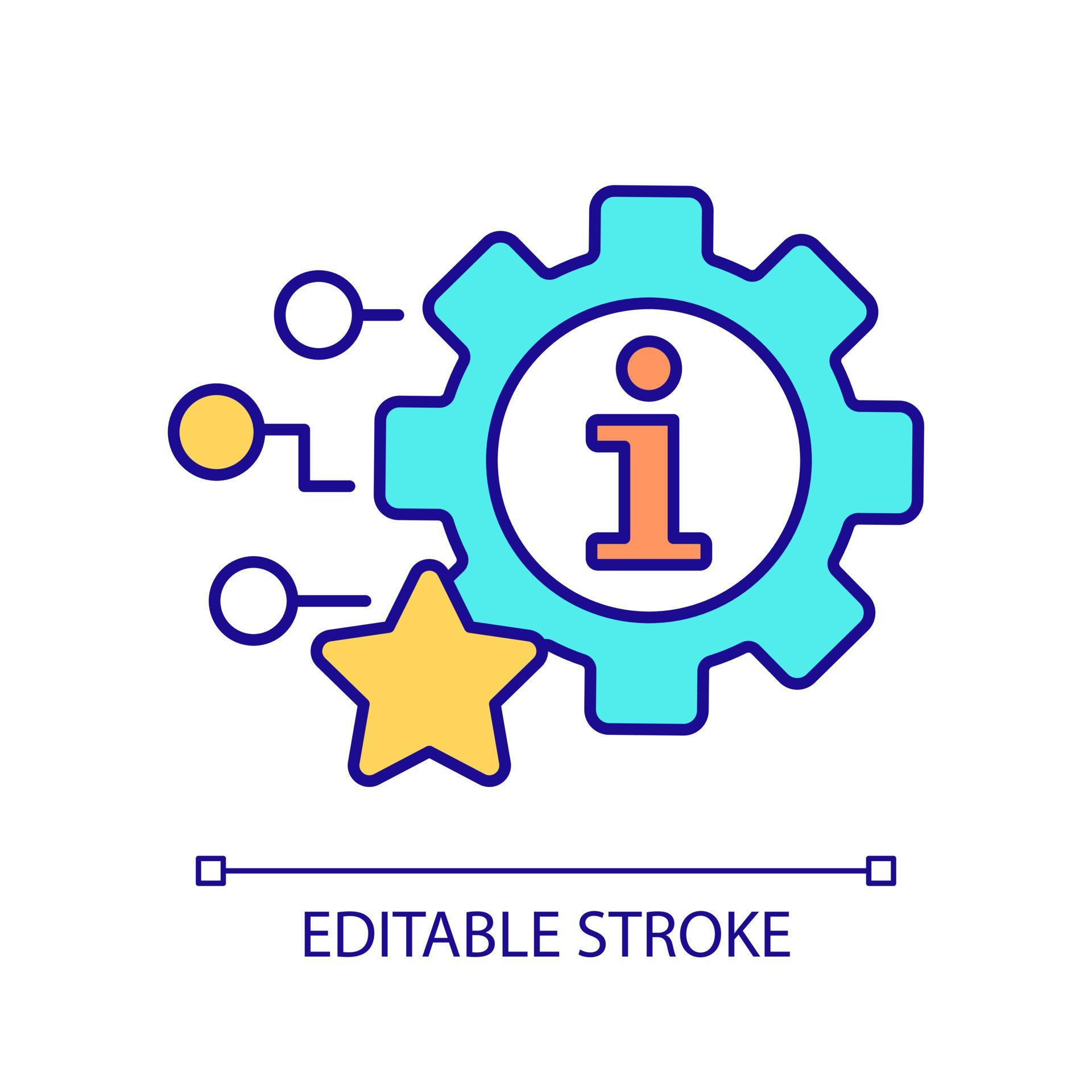 Information technology setup RGB color icon. Digital dataset ...