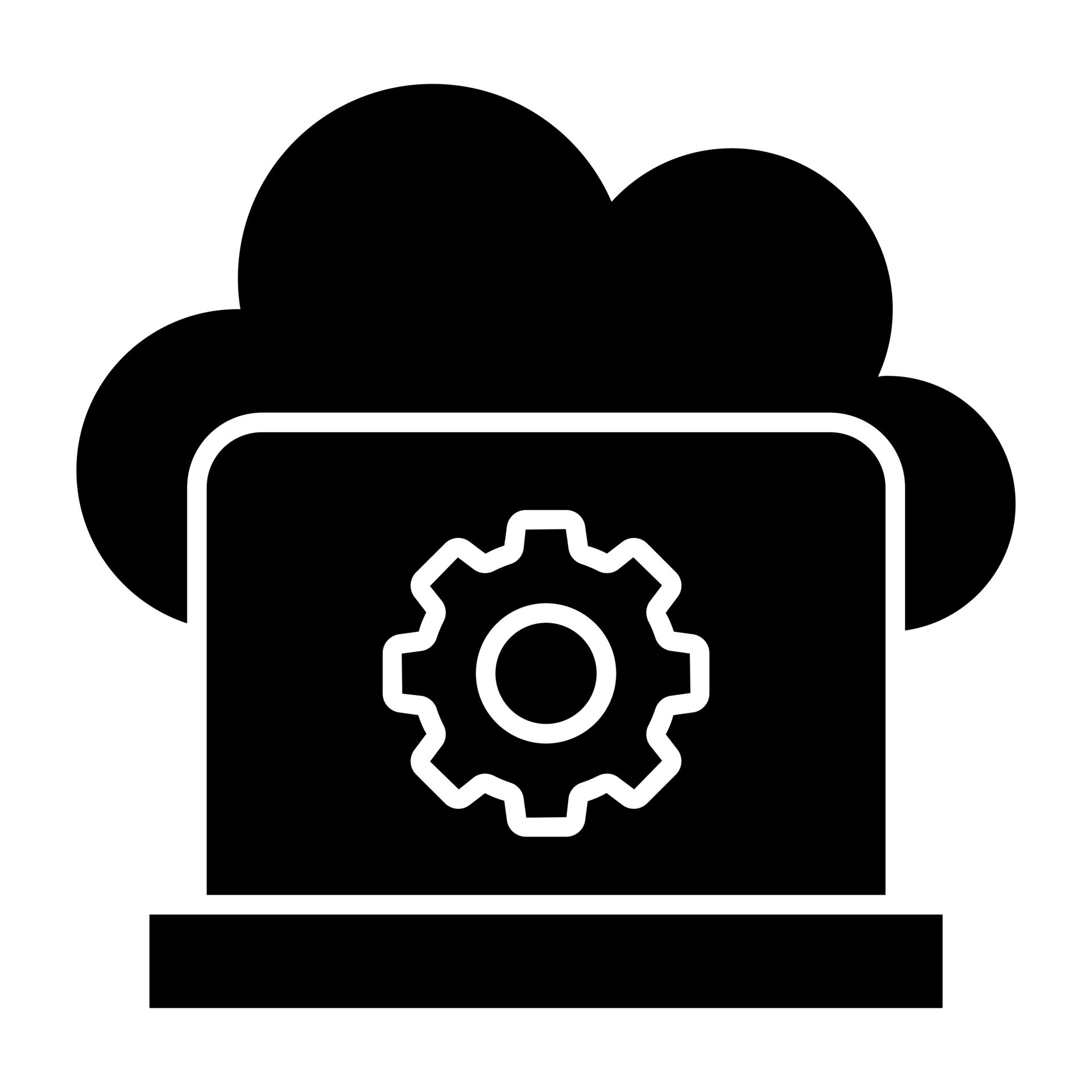 Conceptual solid design icon of system setting 19572390 Vector Art at ...