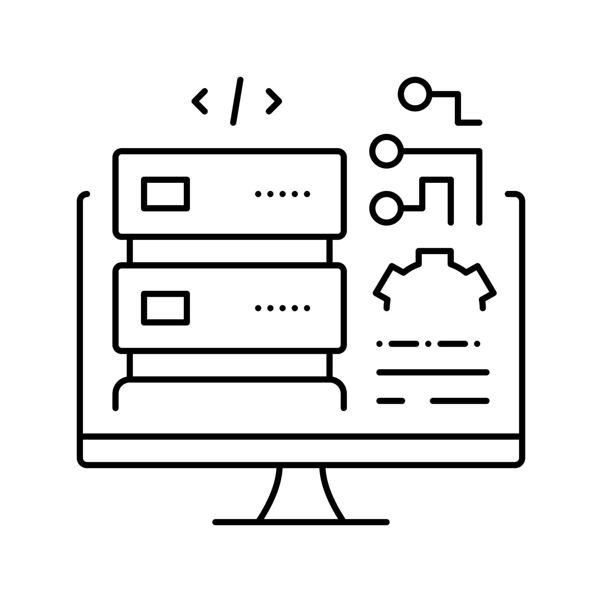 server software line icon vector illustration 19572768 Vector Art at ... server software line icon vector illustration 19572768 Vector Art at ...