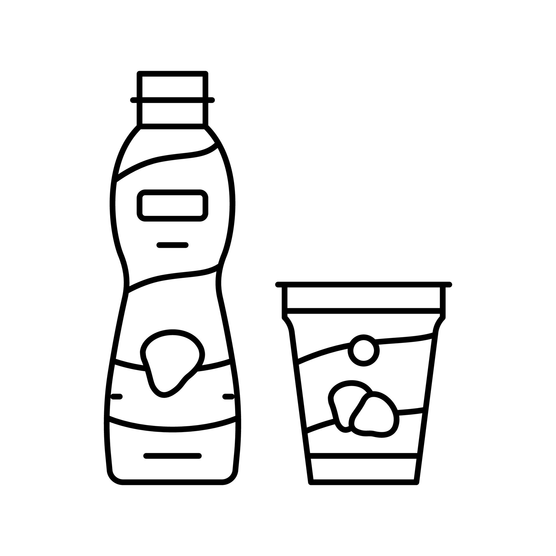 strawberry yogurt line icon vector illustration 19573713 Vector Art at ... strawberry yogurt line icon vector illustration 19573713 Vector Art at ...