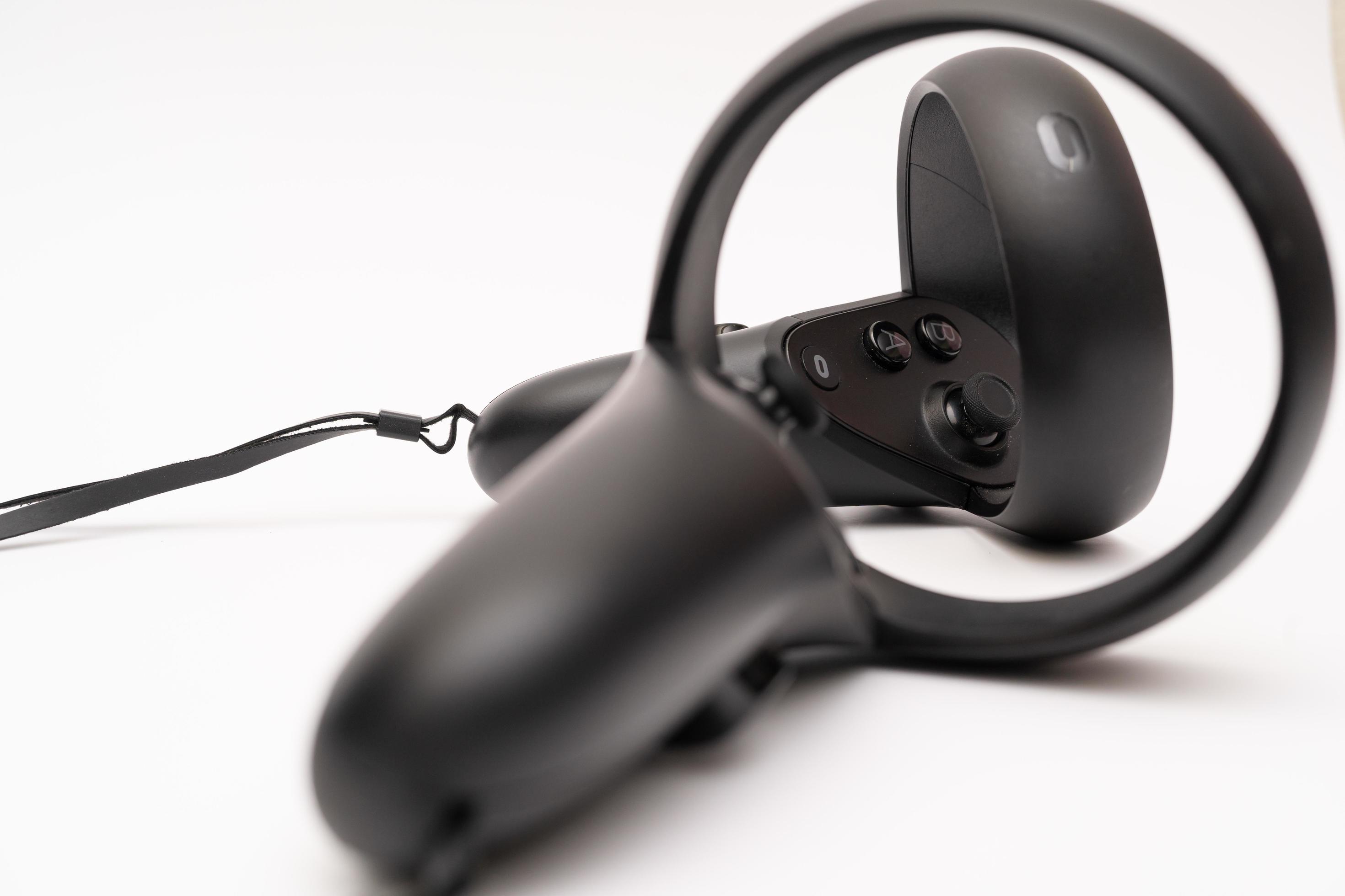 Samutprakarn Thailand Jan 23 2023 Oculus Rift Touch Controller Isolated
