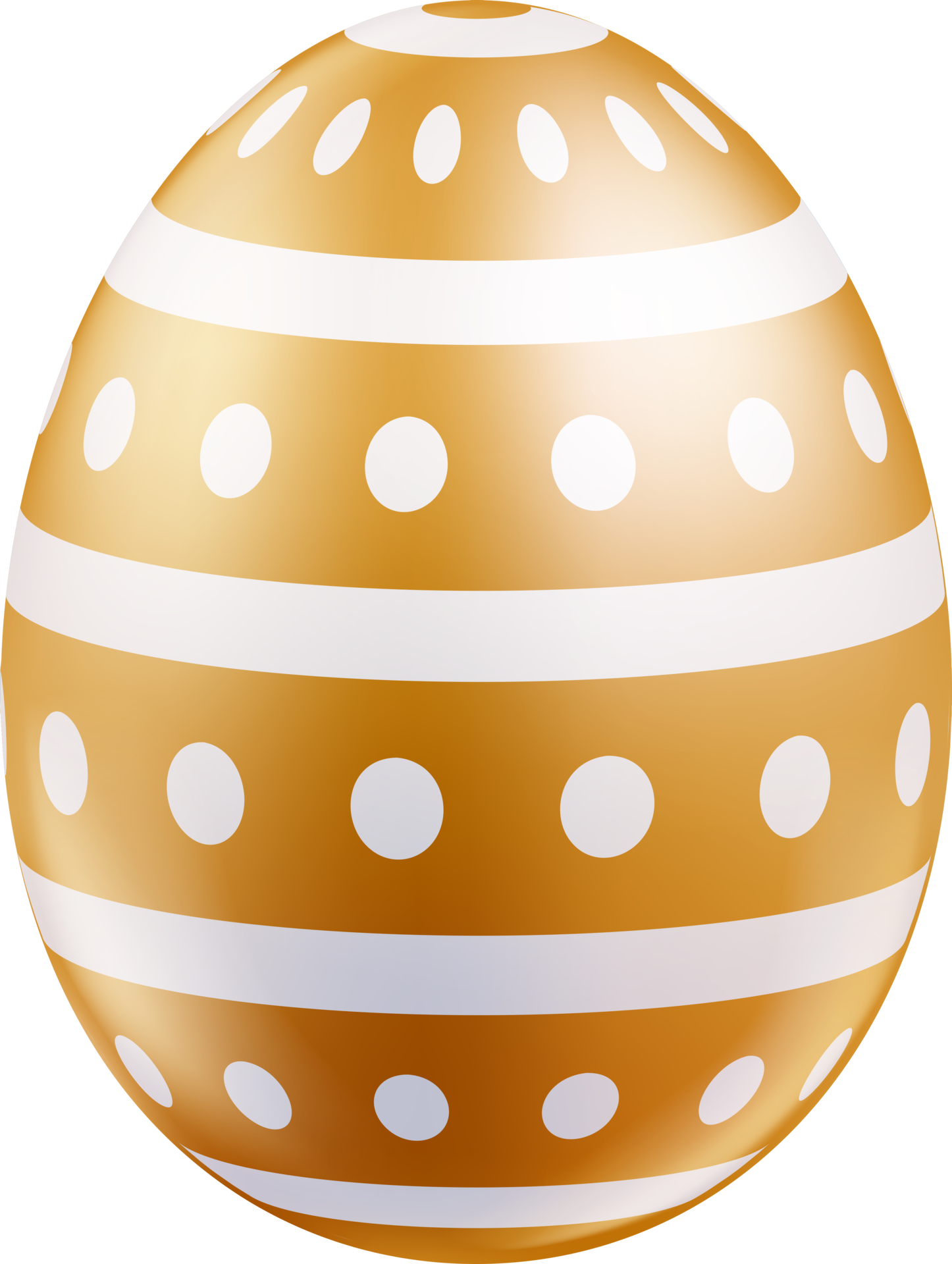 Easter Eggs Gold Color 19582383 Png
