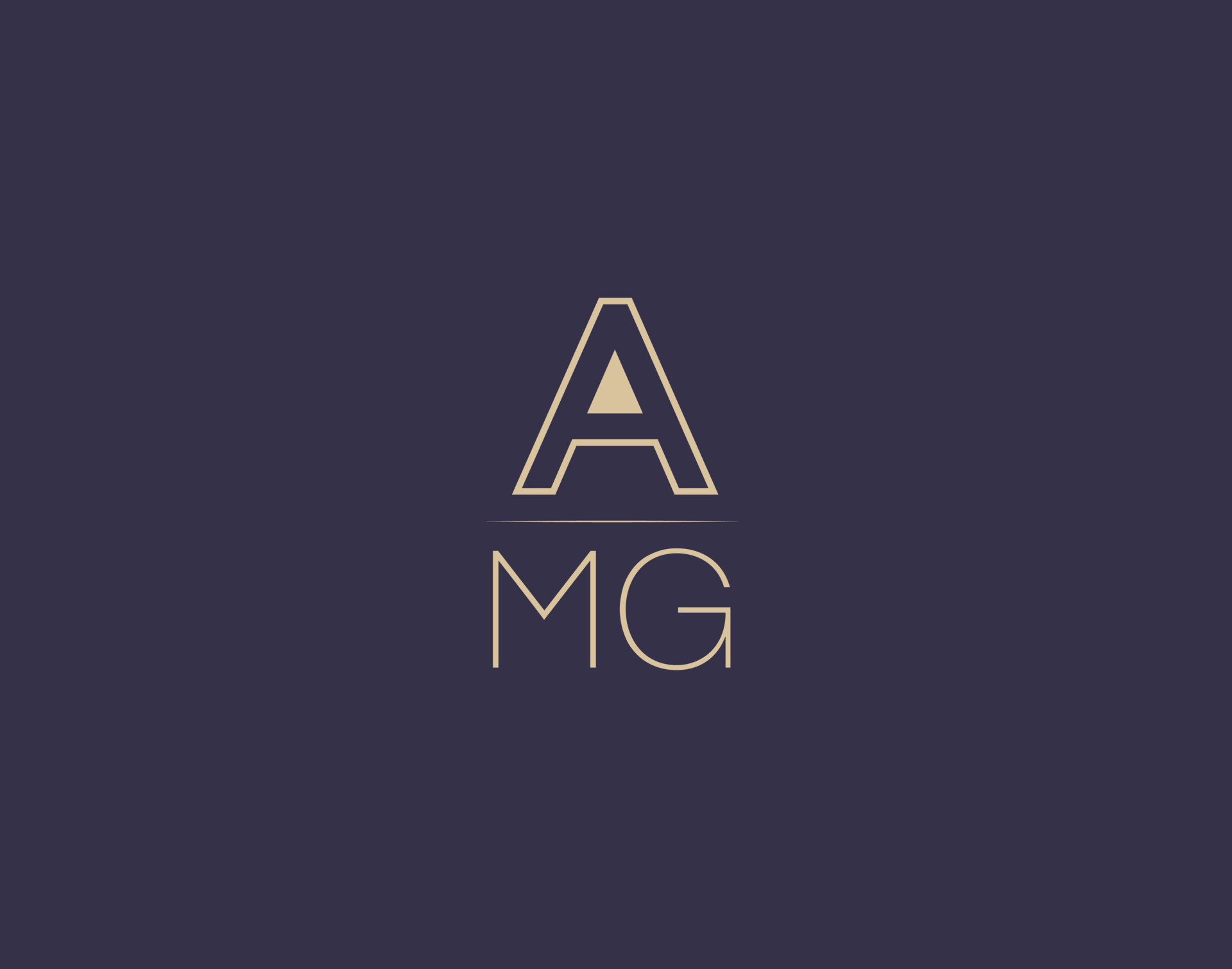 AMG letter logo design modern minimalist vector images 19584580 Vector ...