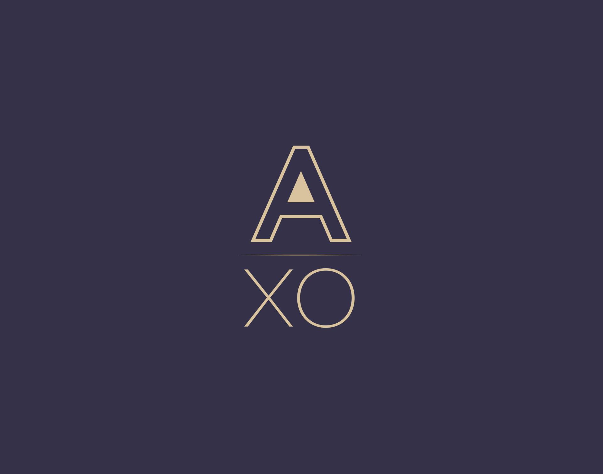 AXO letter logo design modern minimalist vector images 19586034 Vector Art at Vecteezy