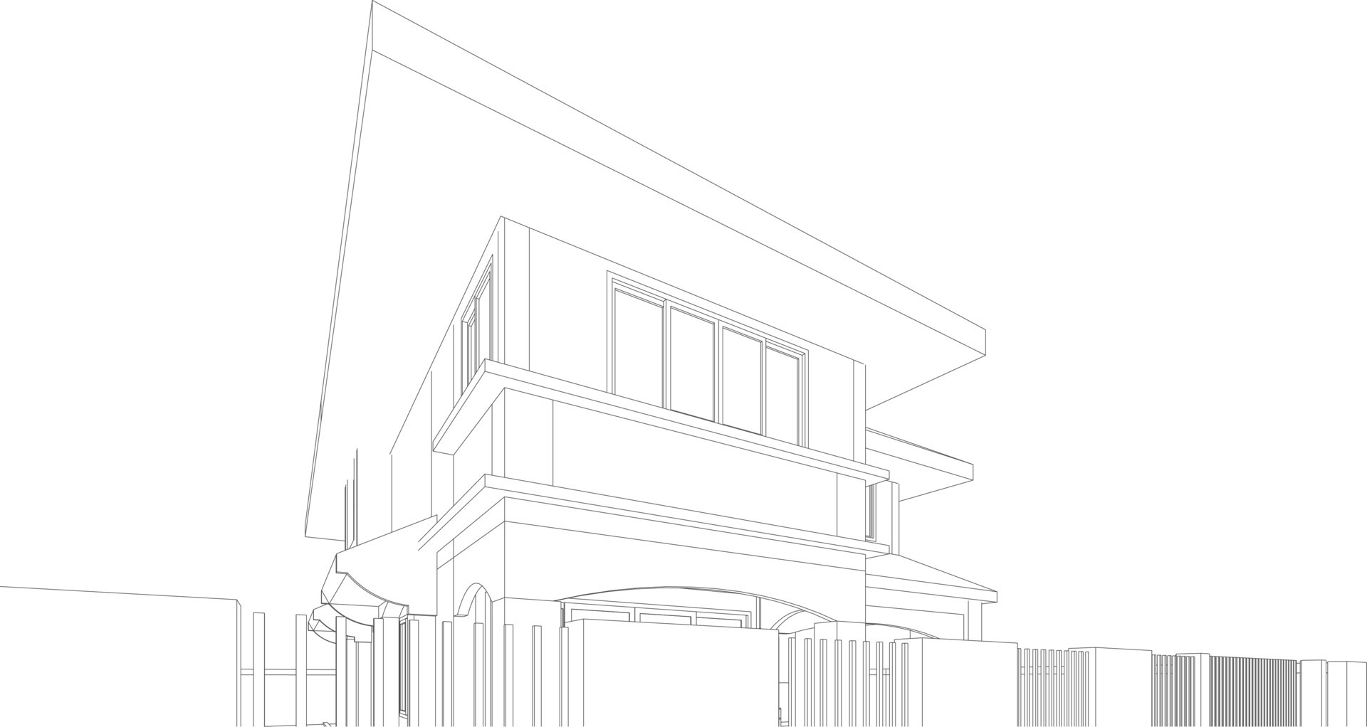 3D illustration of building project 19586356 Vector Art at Vecteezy