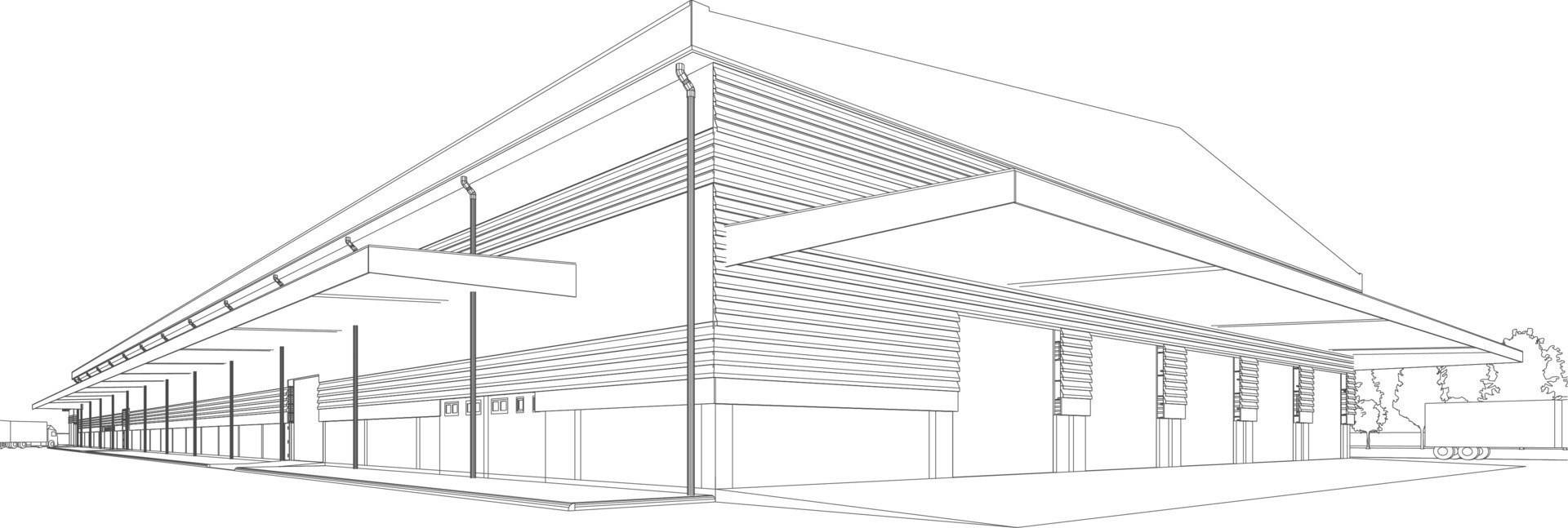 3D illustration of building project 19586458 Vector Art at Vecteezy